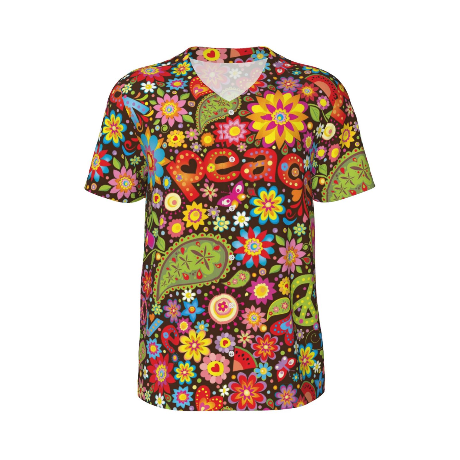 Haiem Hip Hop Hipster Baseball Jersey Button Down Shirts Sports ...