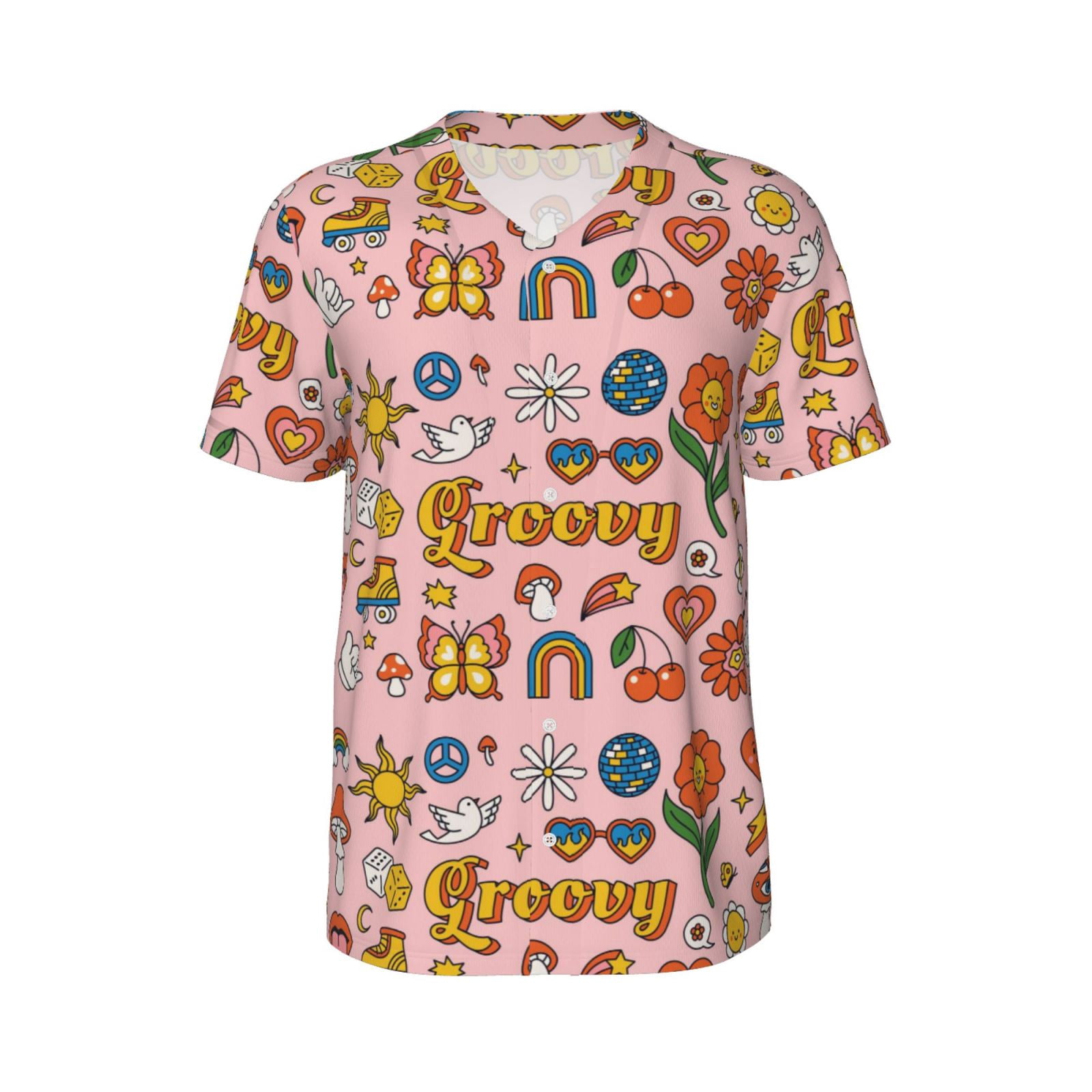 Haiem Hip Hop Hipster Baseball Jersey Button Down Shirts Sports ...