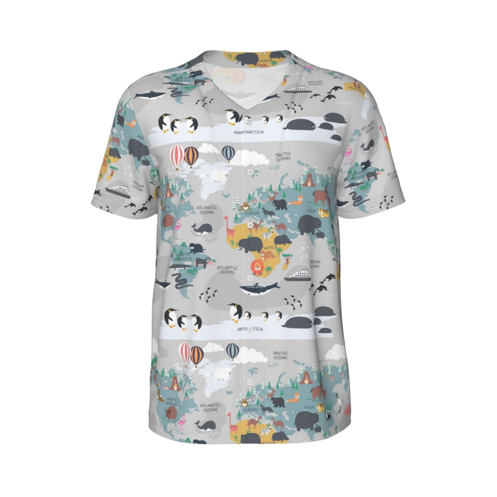 Haiem Hip Hop Hipster Baseball Jersey Button Down Shirts Sports ...