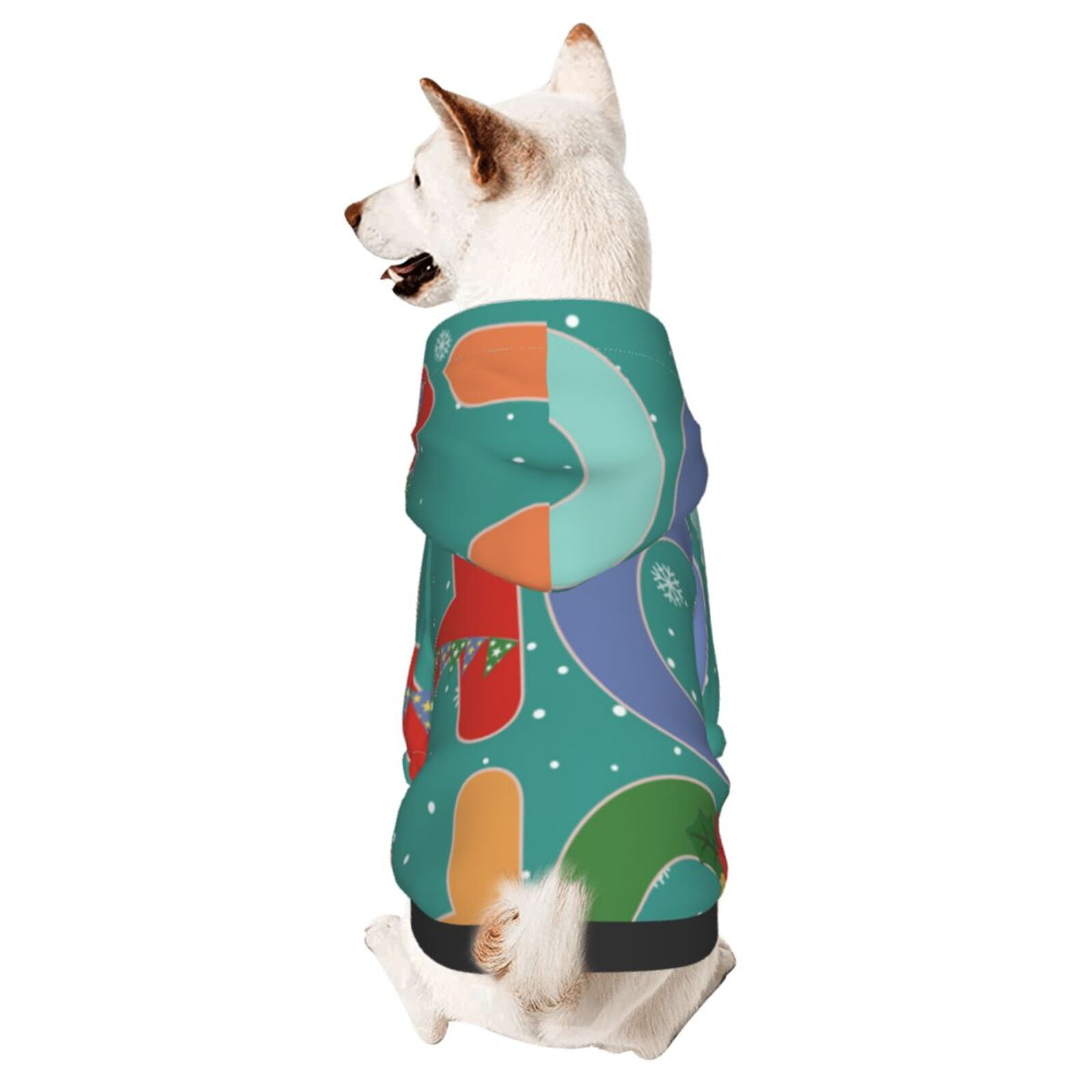 Haiem Ho Ho Ho for Winter Dog Hoodie Sweatshirts with Pockets Warm Dog ...