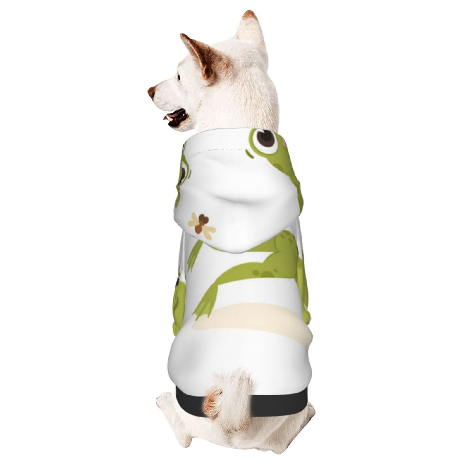 Haiem Hunting Frog for Winter Dog Hoodie Sweatshirts with Pockets Warm ...