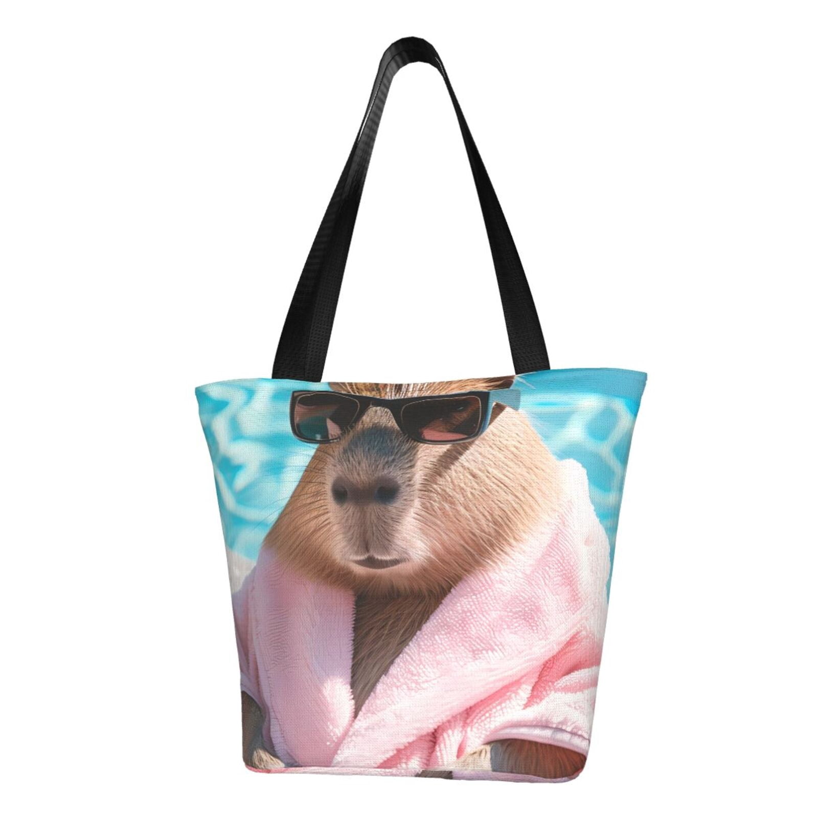 Haiem Island Vacation Guinea Pig Pattern Shoulder Bag - Durable and ...