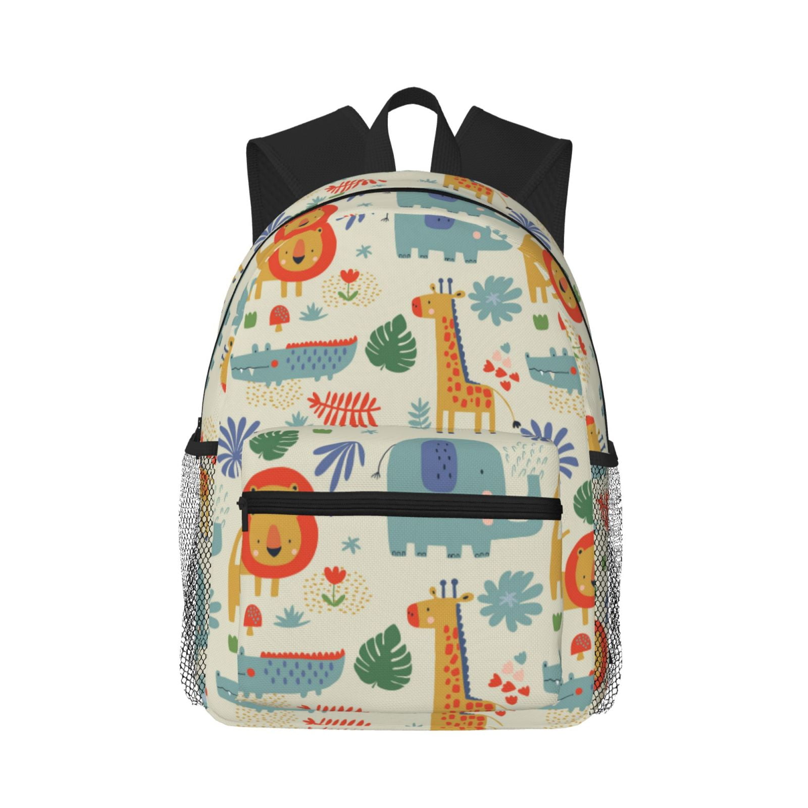Haiem Jungle Animals Lightweight Backpack for School, Classic Basic ...