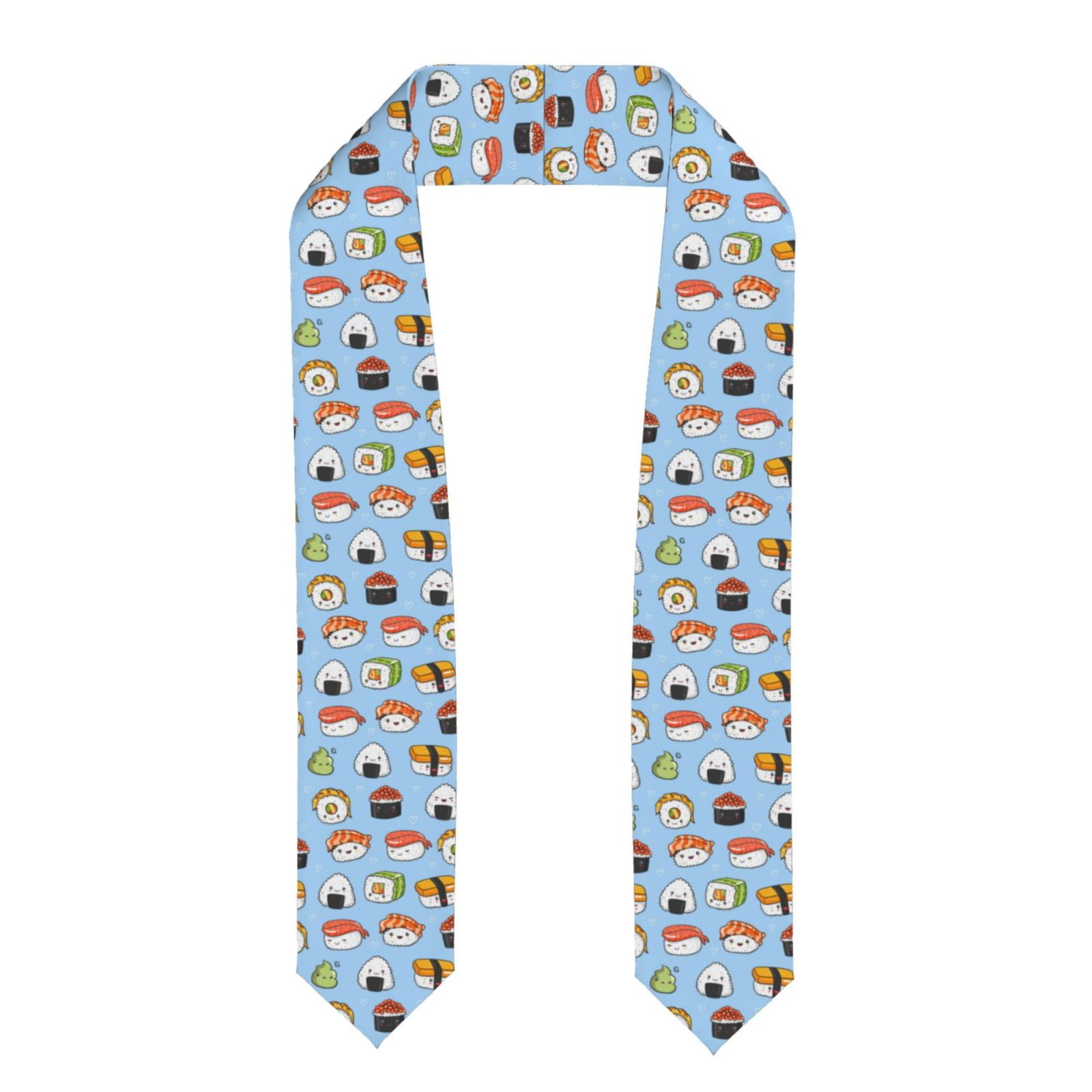 Haiem Kawaii Sushi Pattern Graduation Stole 2024 | Premium Satin Sash ...