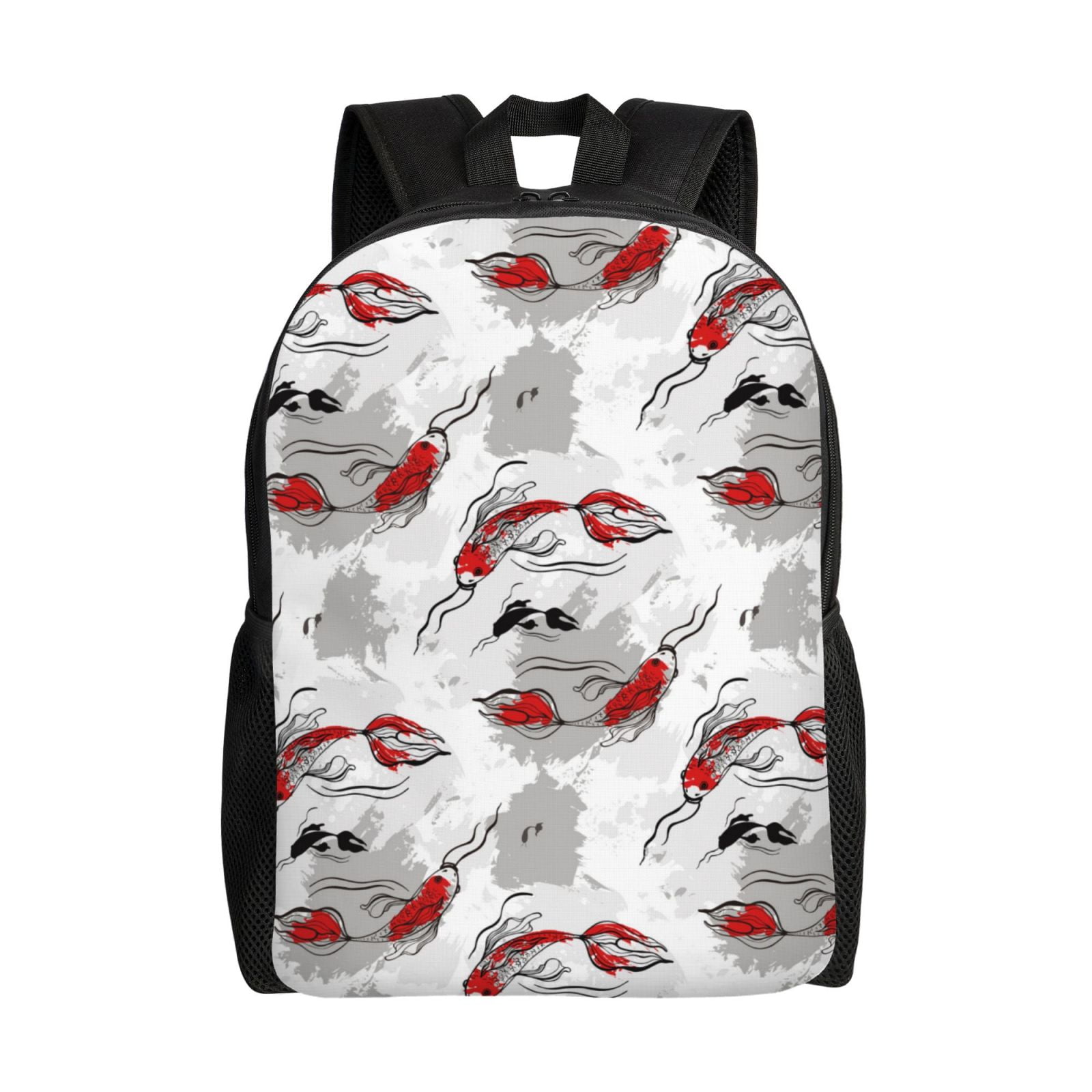 Haiem Koi Fish Backpack - Stylish and Durable 15-inch Laptop Backpack ...