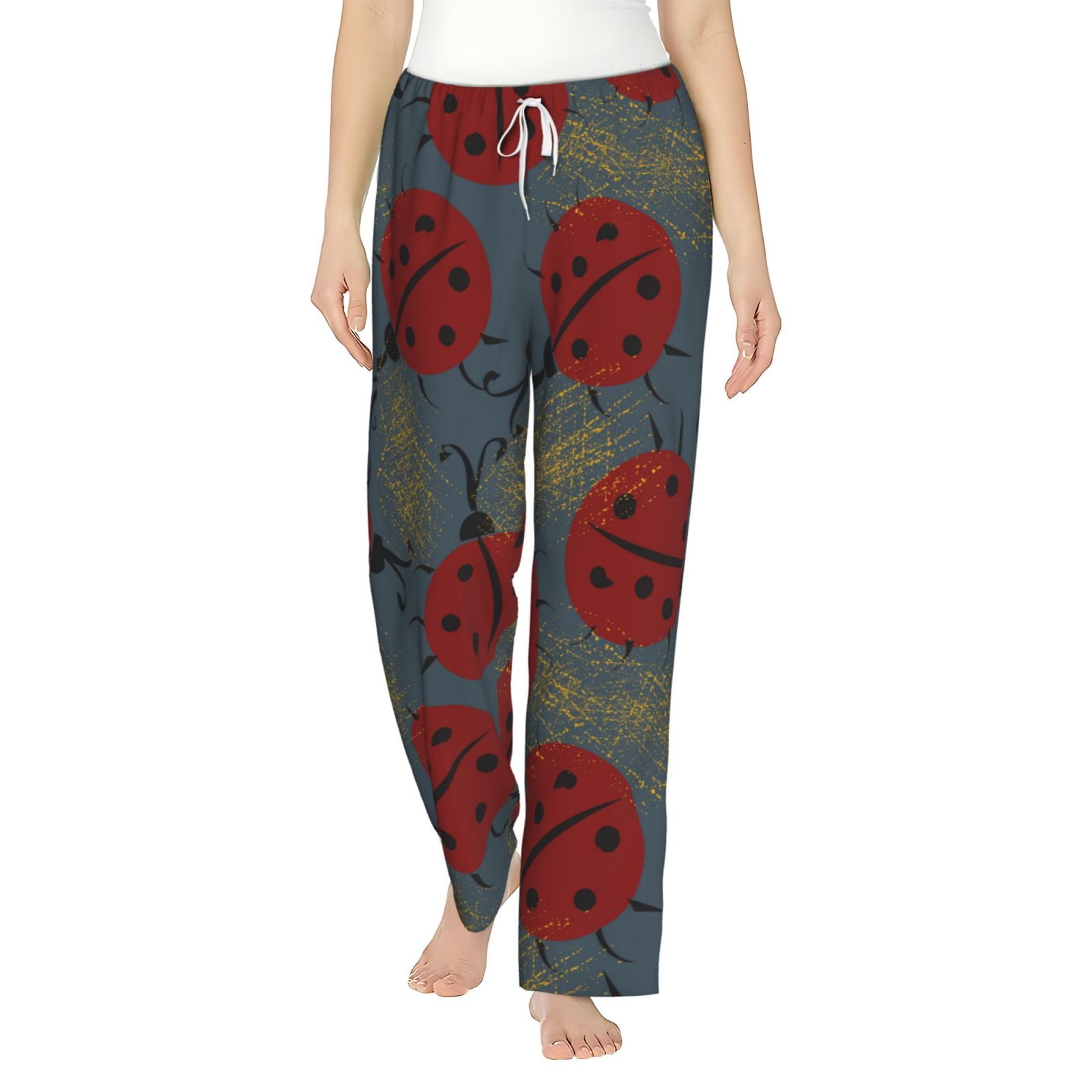 Haiem Ladybug Women's Pajama Pants Ultra Lightweight Pjs Bottoms ...