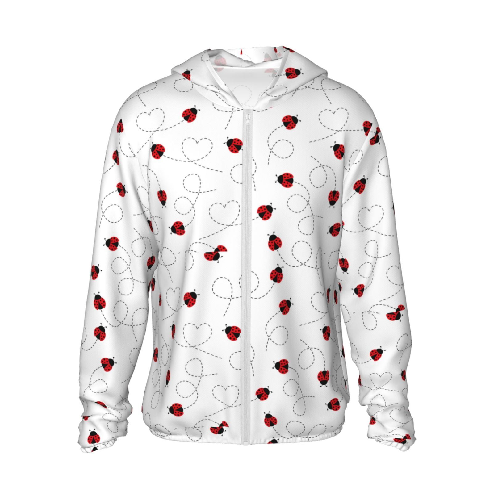 Haiem Ladybugs Flying On Dotted Route UPF 50+ Fishing Shirts for Men ...
