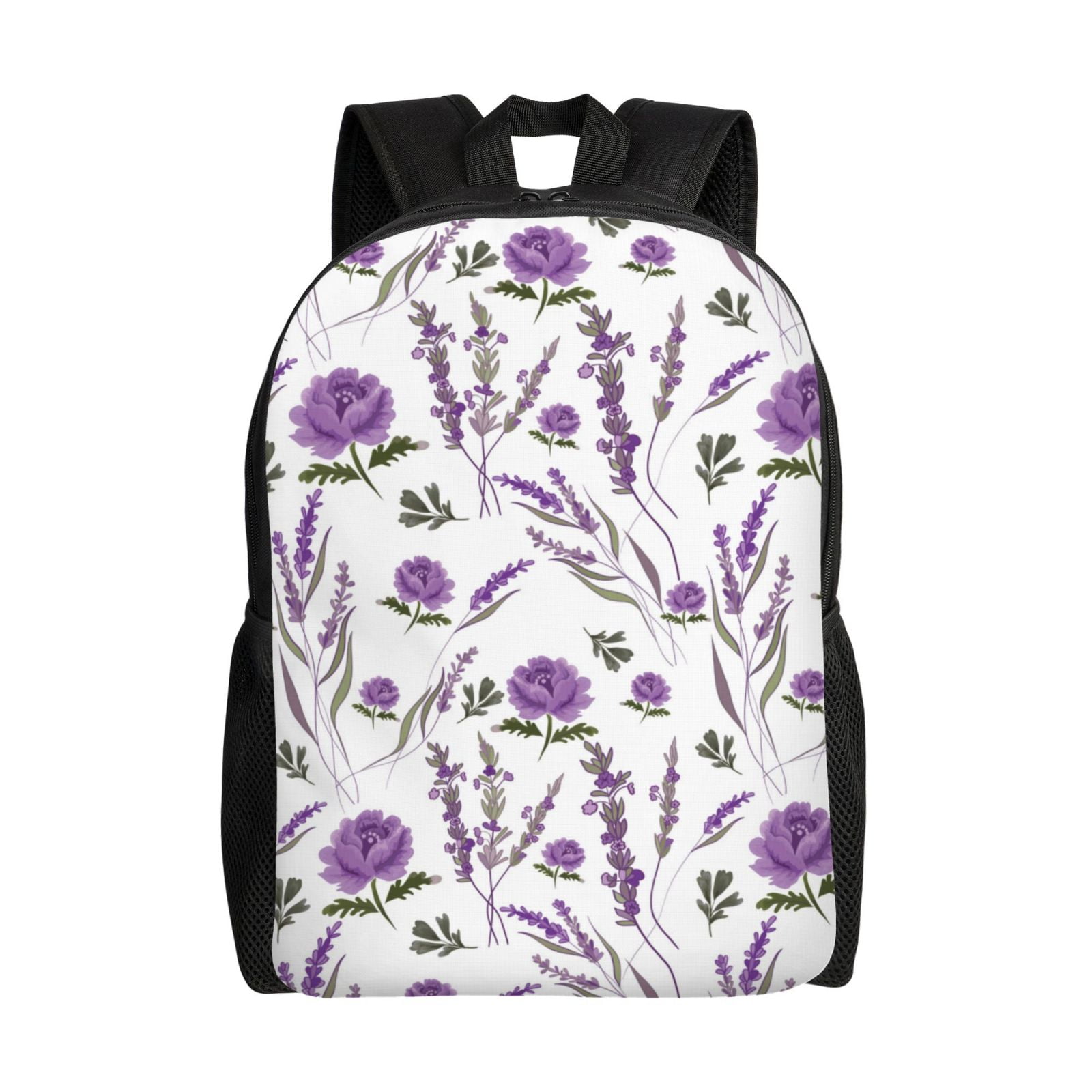 Haiem Lavender Flowers Backpack - Stylish and Durable 15-inch Laptop ...