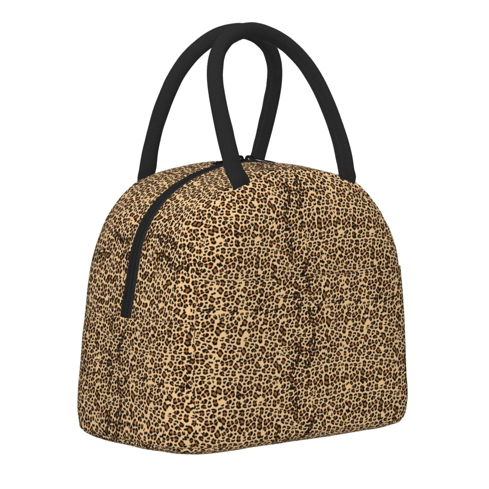 Haiem Leopard Print Brown Printed Lunch Bag Women, Lunch Box Lunch Bag ...