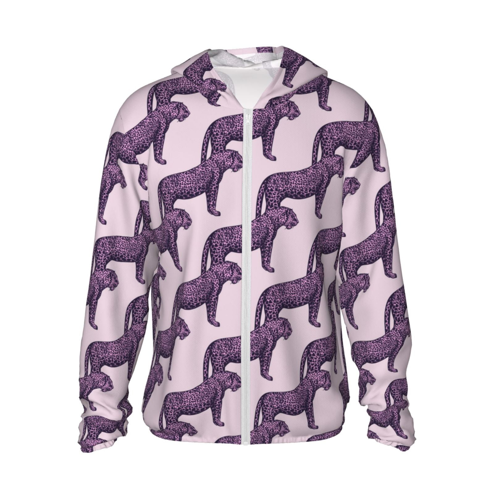 Haiem Leopard Print UPF 50+ Fishing Shirts for Men Long Sleeve UV Sun ...