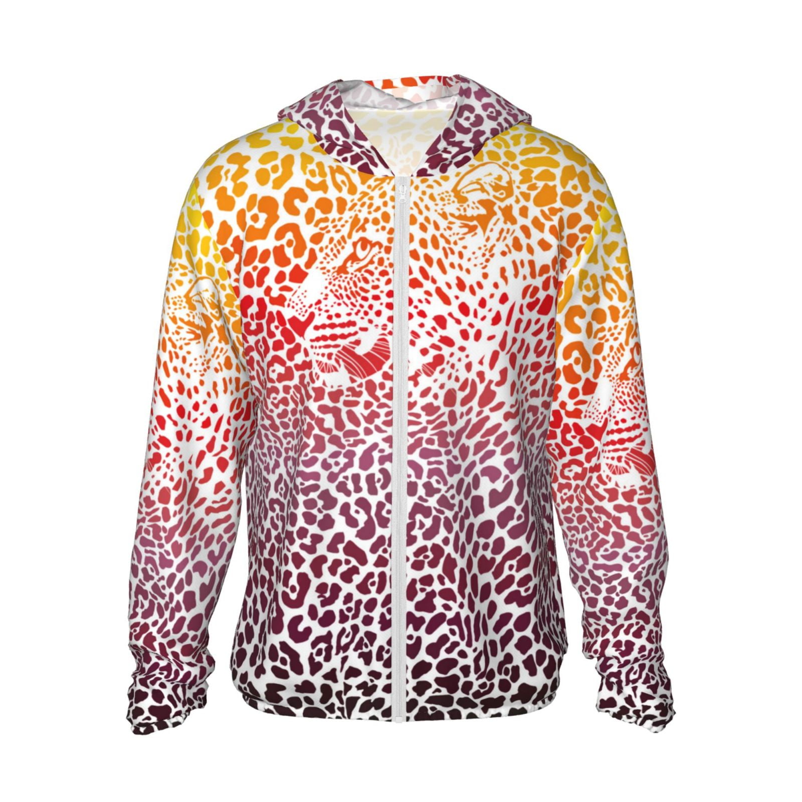 Haiem Leopard Skins And Heads UPF 50+ Fishing Shirts for Men Long ...