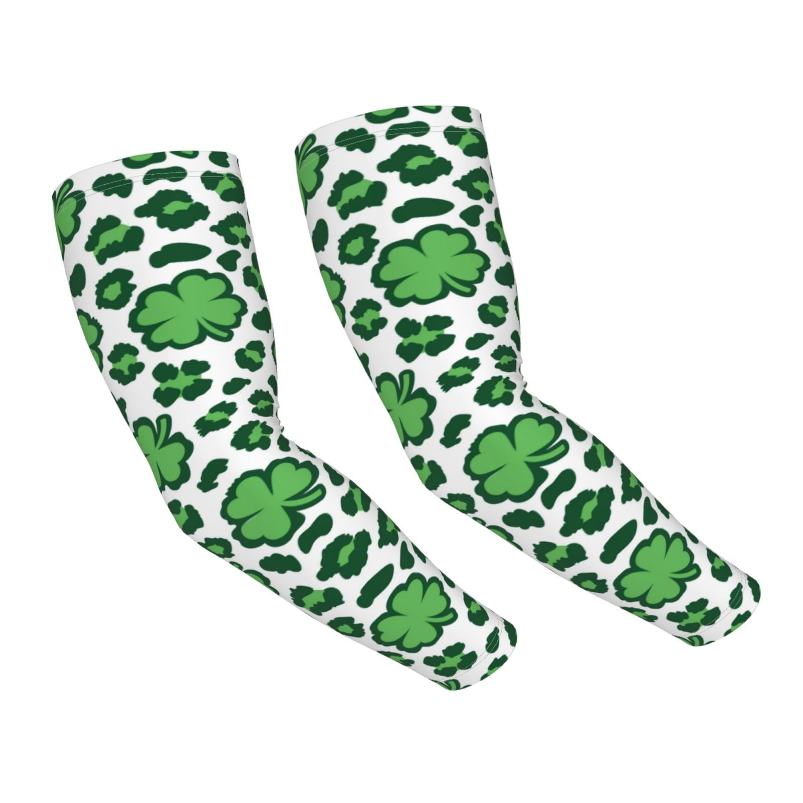 Haiem Leopard print St. Patrick's Day UV Protection Cooling Arm Sleeves ...