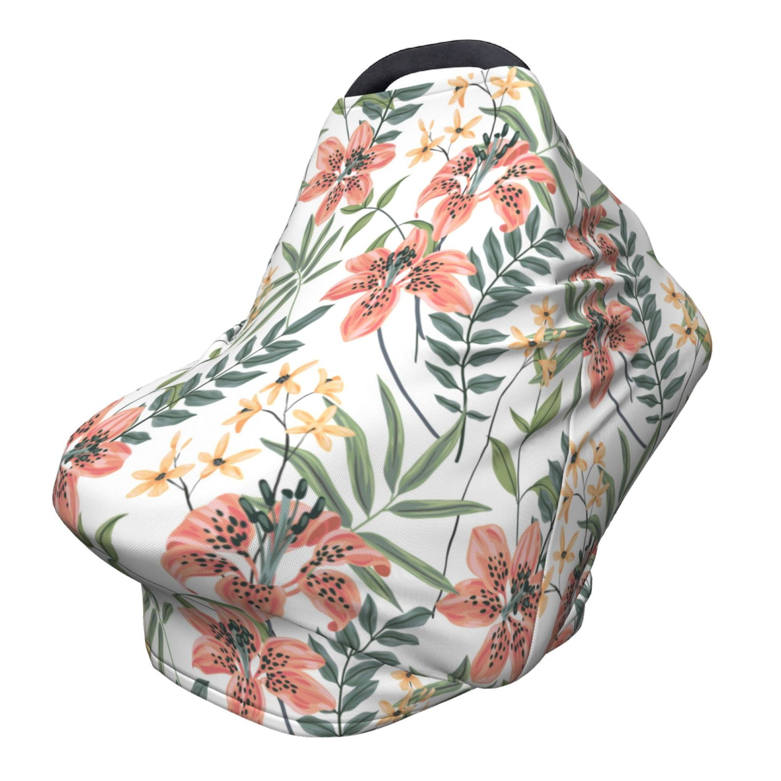 Haiem Lilies Flowers Baby Nursing Cover & Nursing Poncho - Multi Use ...