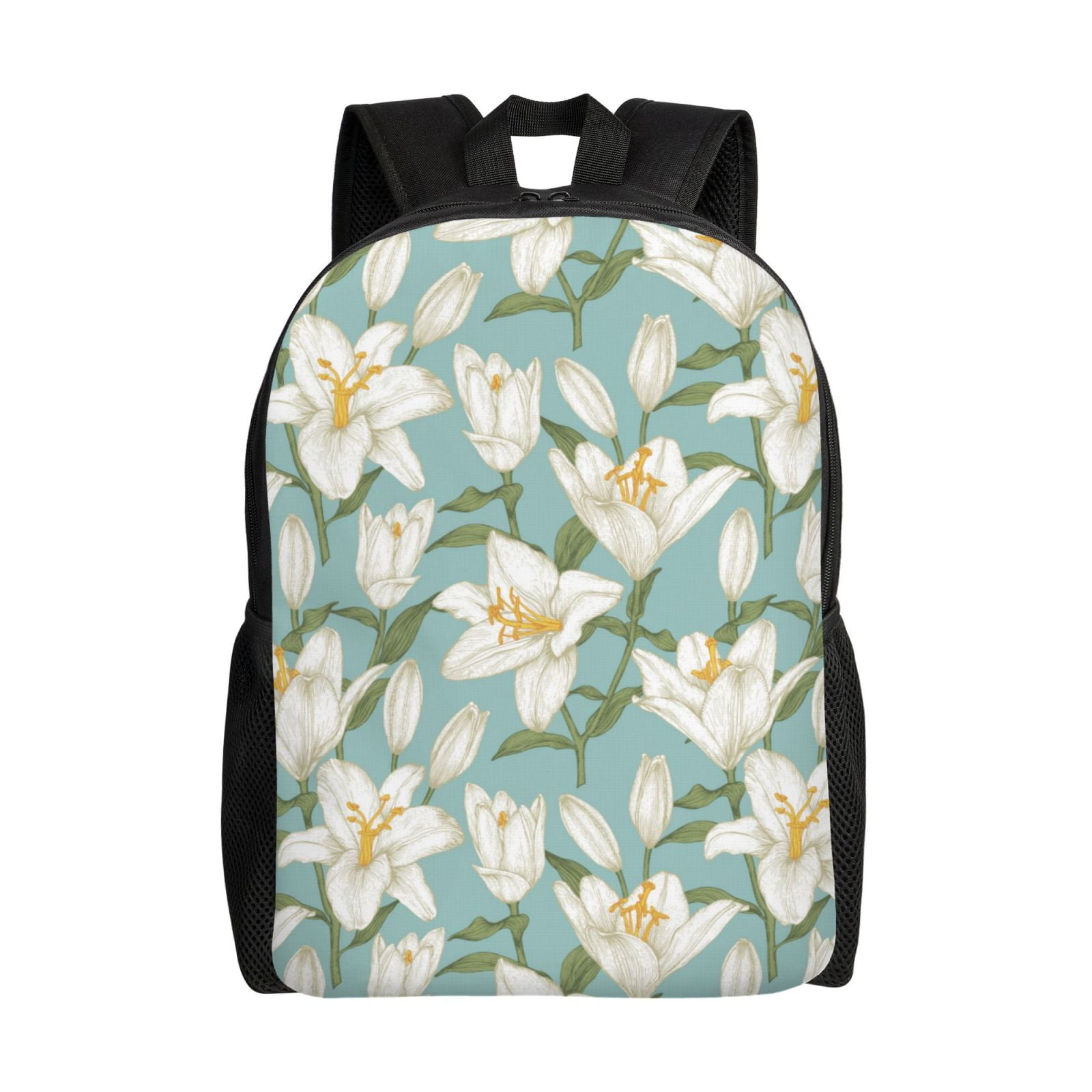 Haiem Lilies Flowers Backpack - Stylish and Durable 15-inch Laptop ...