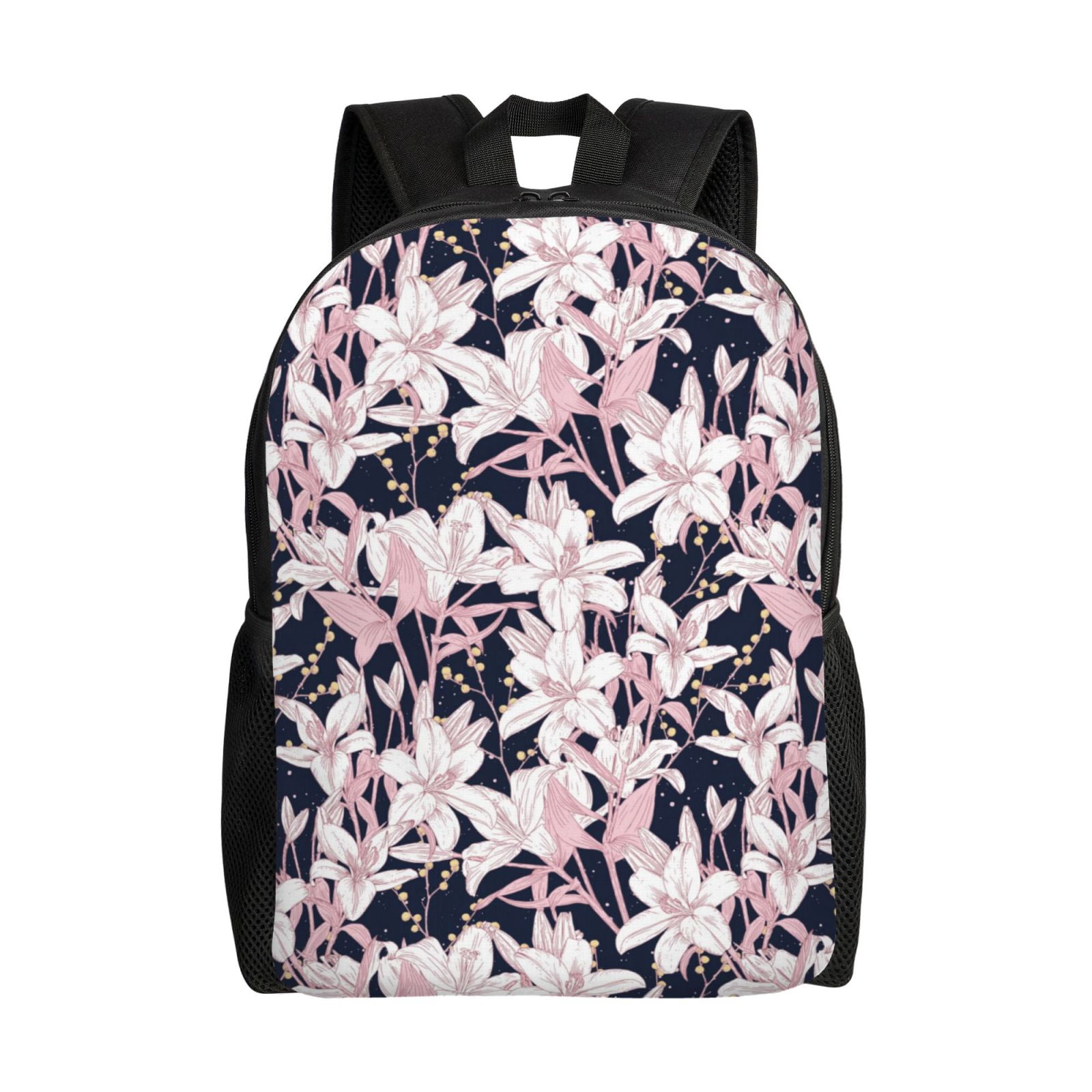 Haiem Lilies Flowers Backpack - Stylish and Durable 15-inch Laptop ...