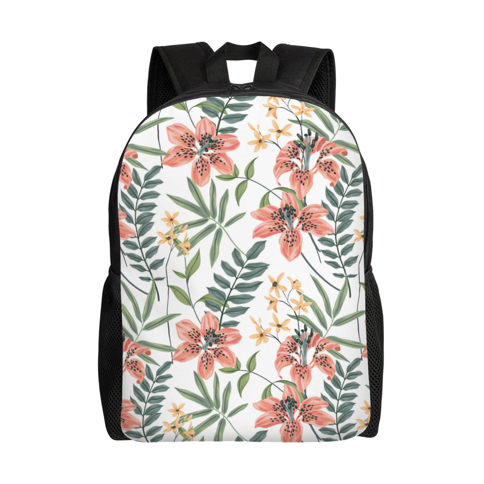 Haiem Lilies Flowers Backpack - Stylish and Durable 15-inch Laptop ...