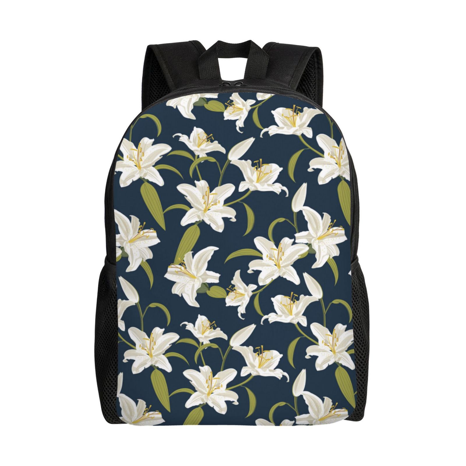 Haiem Lilies Flowers Backpack - Stylish and Durable 15-inch Laptop ...