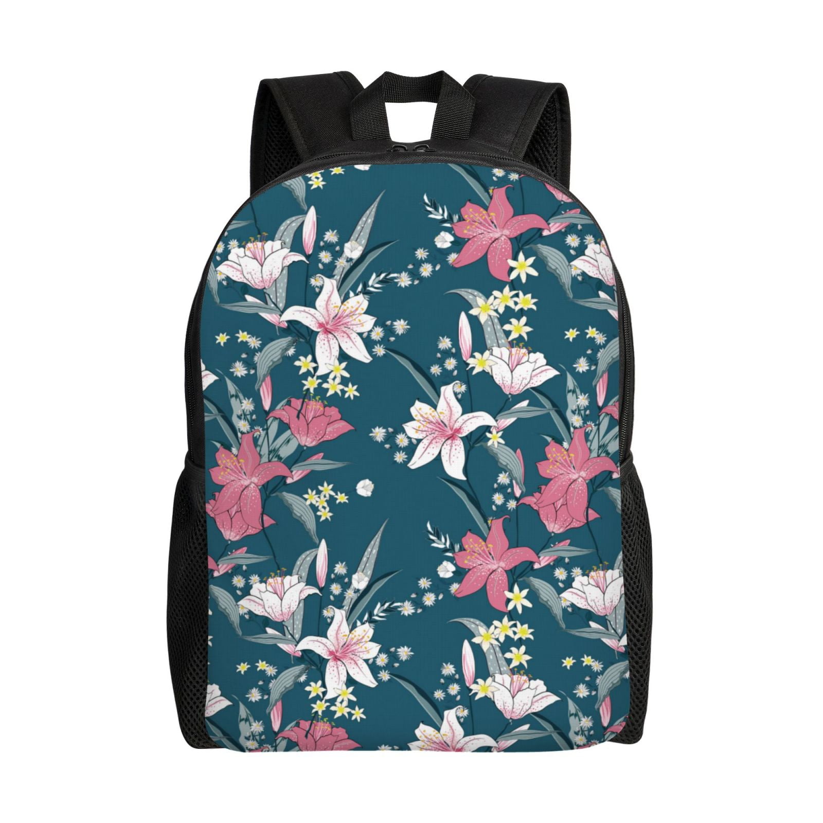 Haiem Lilies Flowers Backpack - Stylish and Durable 15-inch Laptop ...