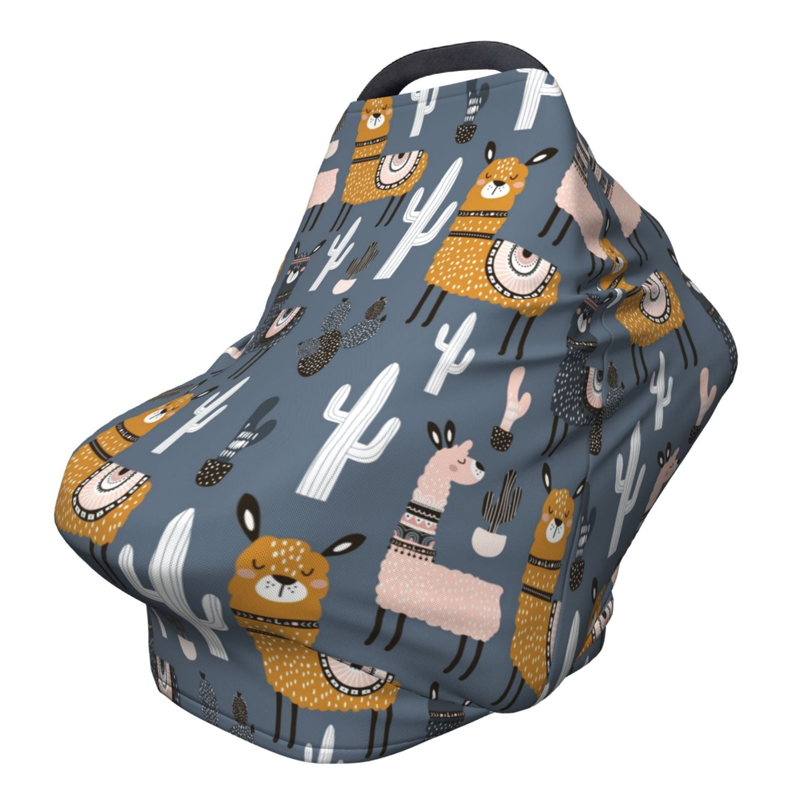 Haiem Llama and Cactus Baby Nursing Cover & Nursing Poncho - Multi Use ...