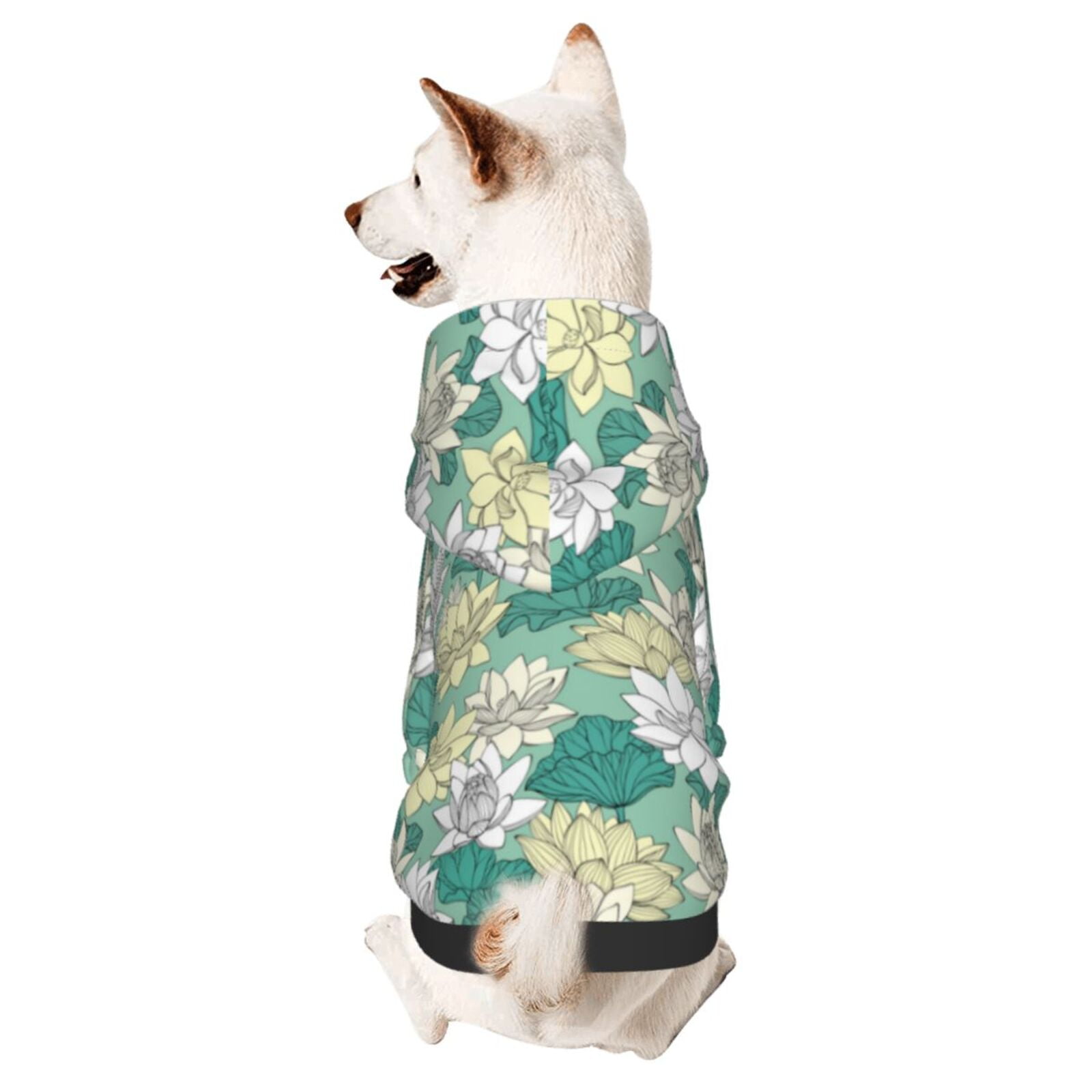 Haiem Lotus Flower1 for Winter Dog Hoodie Sweatshirts with Pockets Warm ...