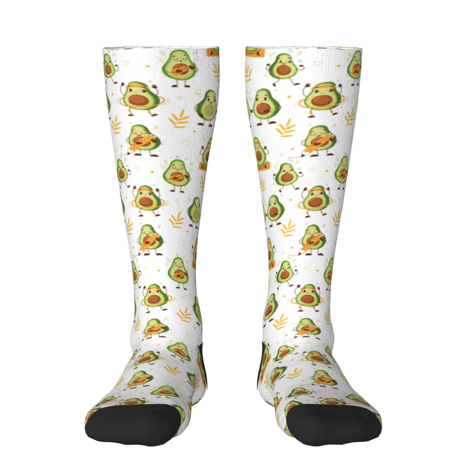 Haiem Lovely Avocado Socks, Funny Novelty Crazy Design Cotton Socks ...