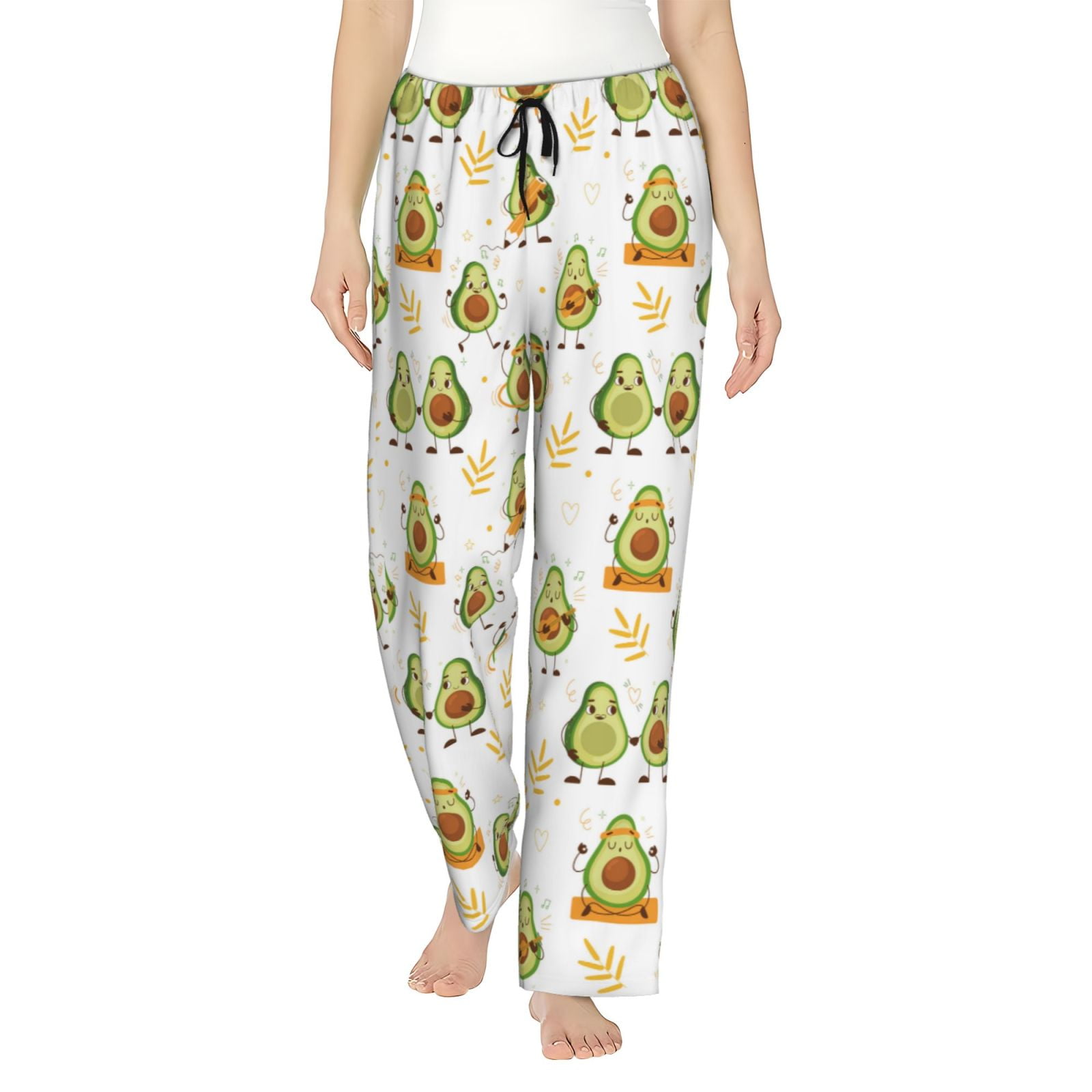Haiem Lovely Avocado Women's Pajama Pants Ultra Lightweight Pjs Bottoms ...