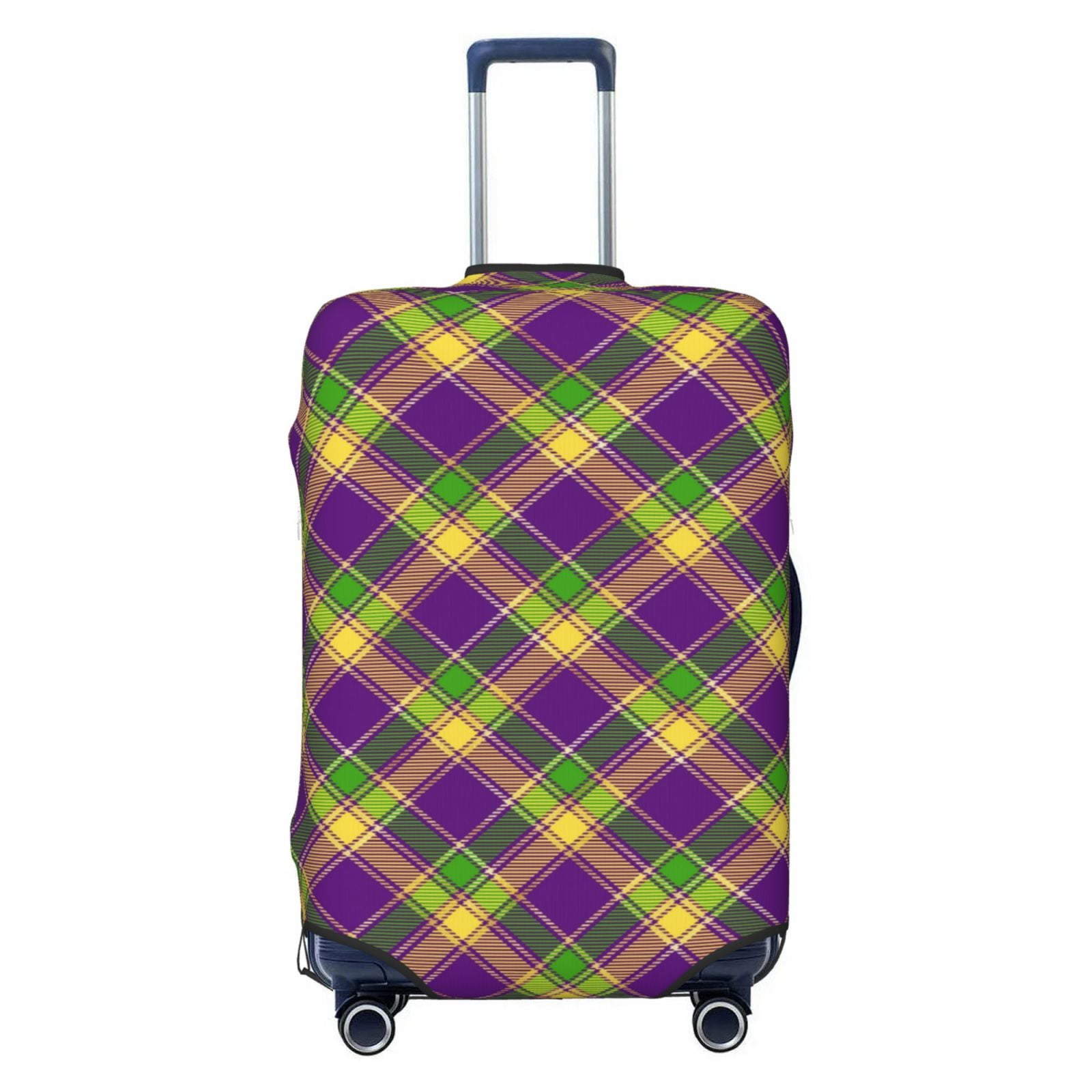 Haiem Mardi Gras Plaid Luggage Cover Printed Suitcase Covers for ...