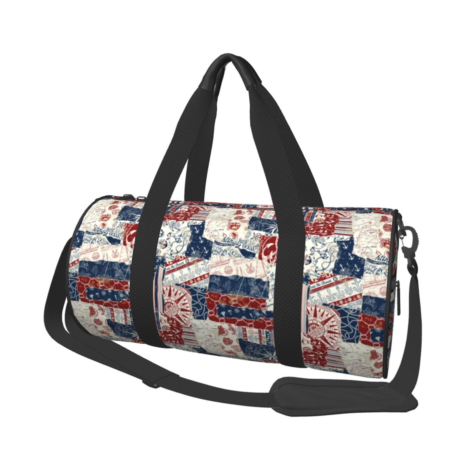 Haiem Marine Sailing Pattern Gym Bag for Women Men, Waterproof Travel ...