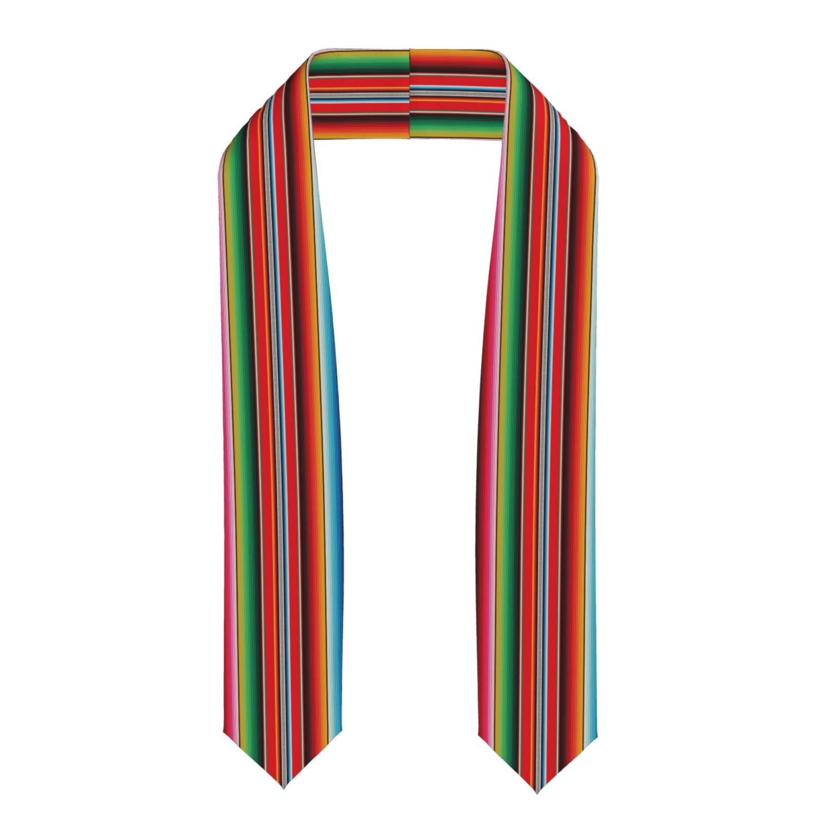 Haiem Mexican Serape Blanket Stripes Pattern Graduation Stole 2024 ...