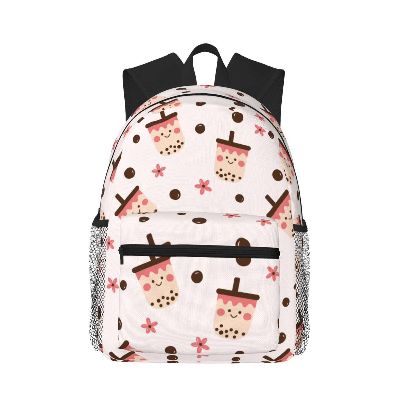 Haiem Milk Tea Lightweight Backpack for School, Classic Basic Water ...