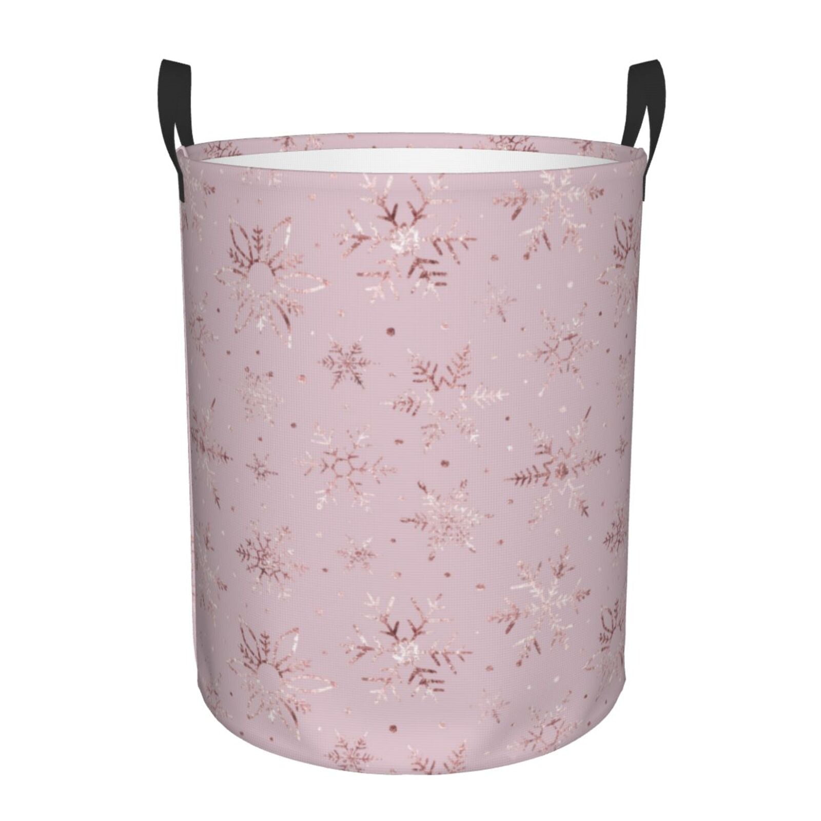 Haiem Minimalist Snowflake Print Laundry Basket, Laundry Hamper ...