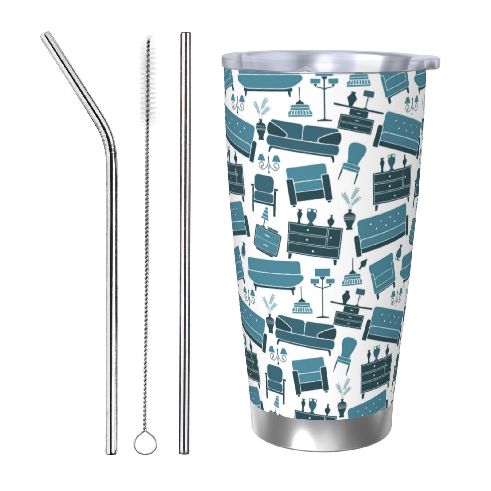 Haiem Modern Furniture Printed 20oz Straight Skinny Car Cups With ...