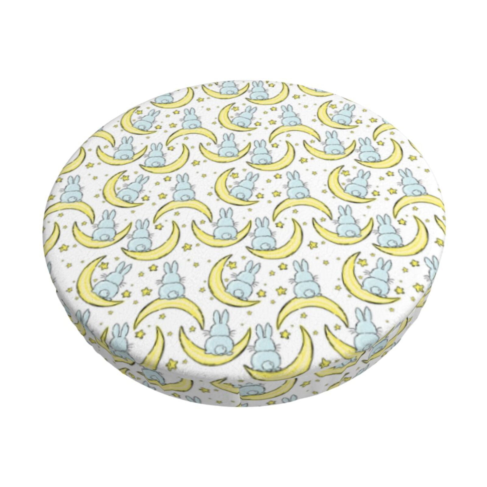 Haiem Moon And Rabbit Cushion Round Bar Chair Seat Cover Bar Chair ...
