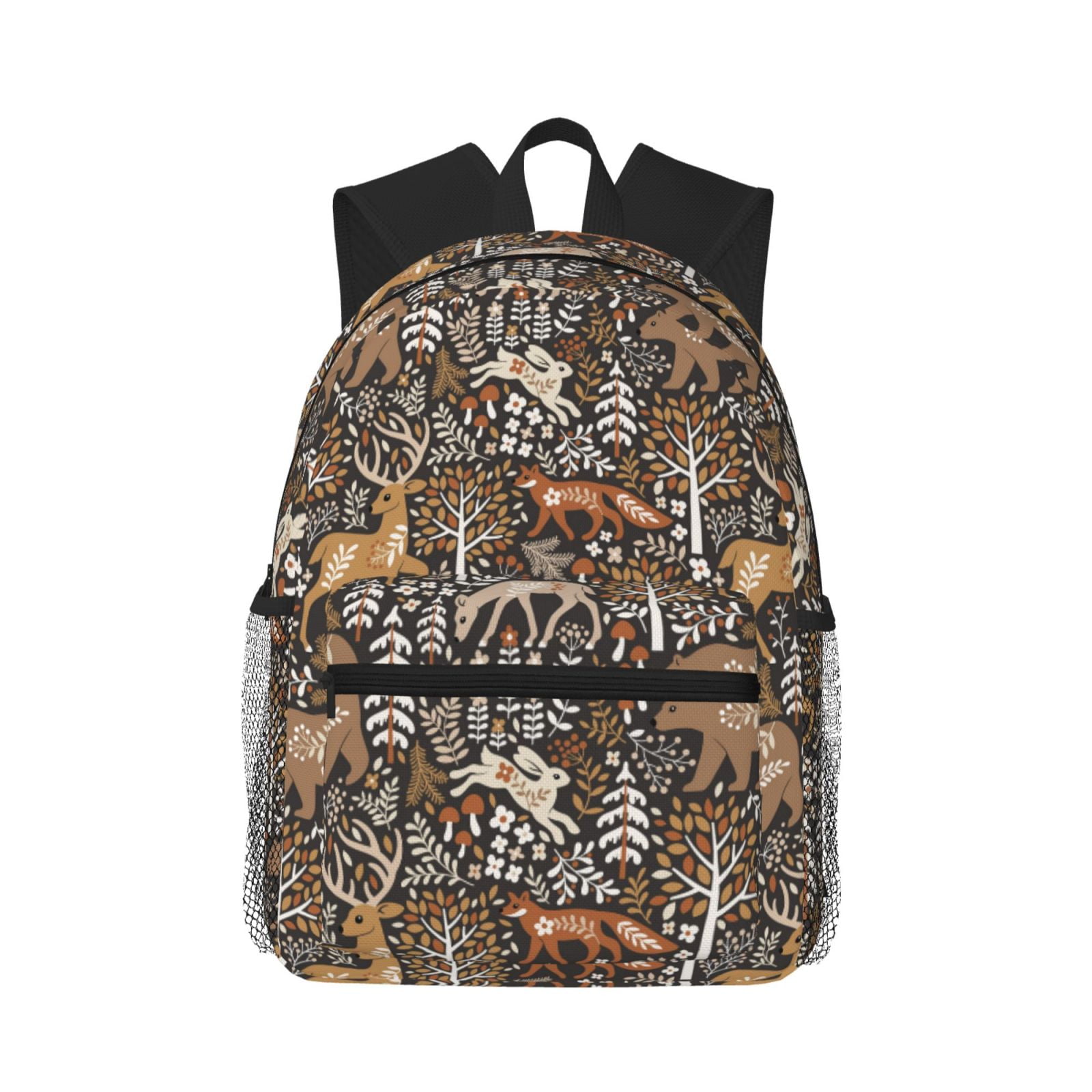 Haiem Moose fox bear leaf tree Lightweight Backpack for School, Classic ...