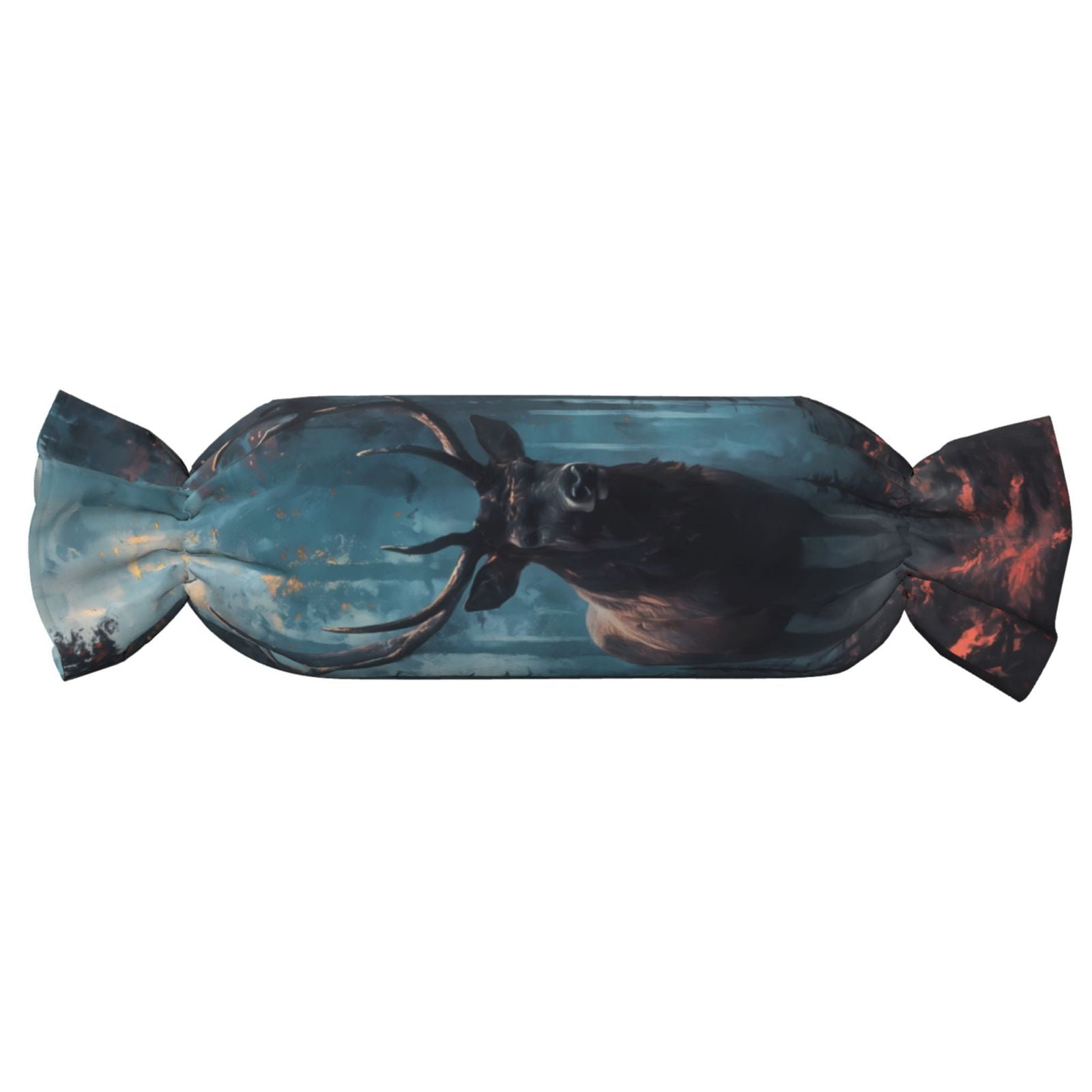 Haiem Mystical Forest Elk for Round Cervical Roll Cylinder Bolster ...