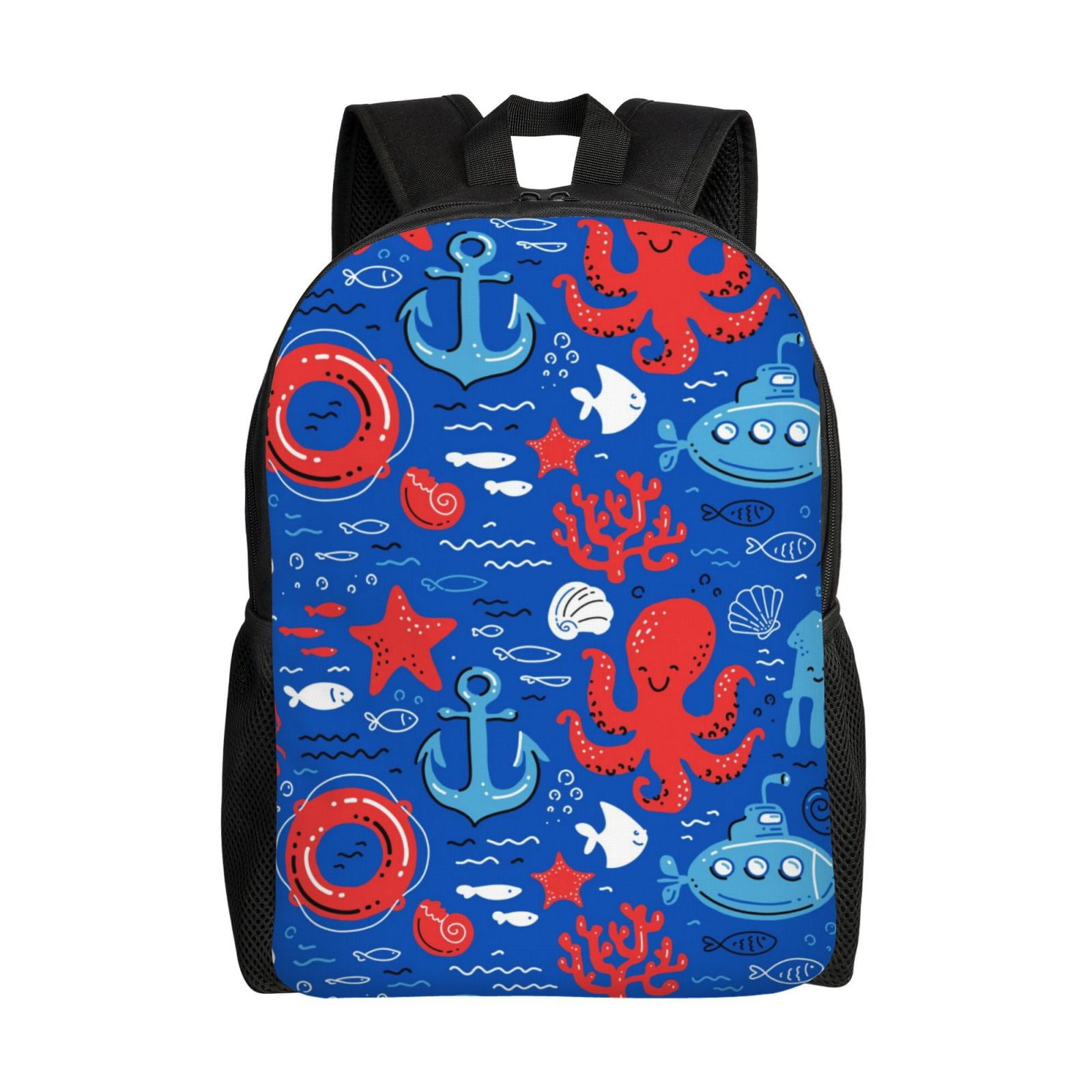 Haiem Nautical Animals Backpack - Stylish and Durable 15-inch Laptop ...