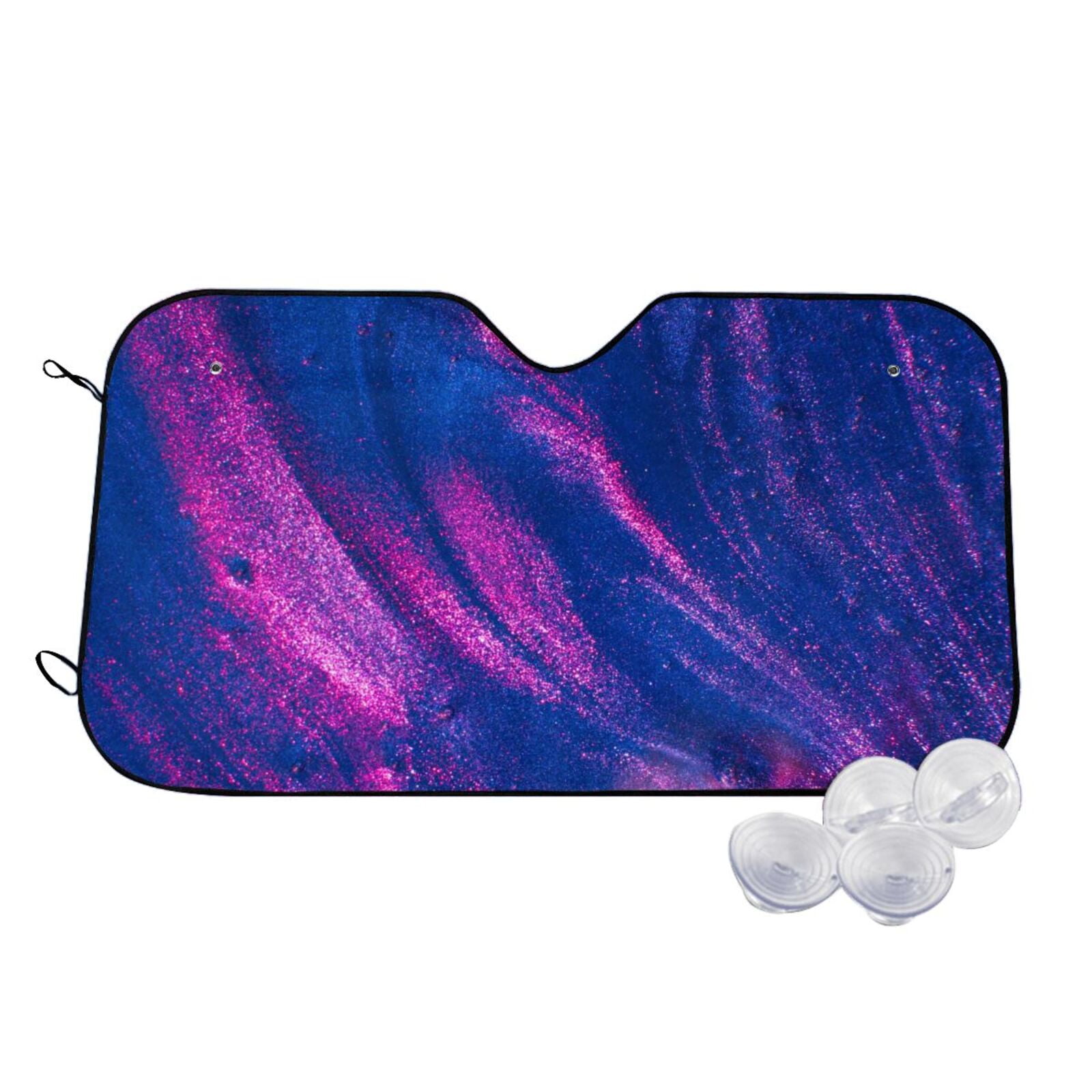 Haiem Neon Gradient Blue Car Windshield Sun Shade - Blocks UV Rays Sun ...