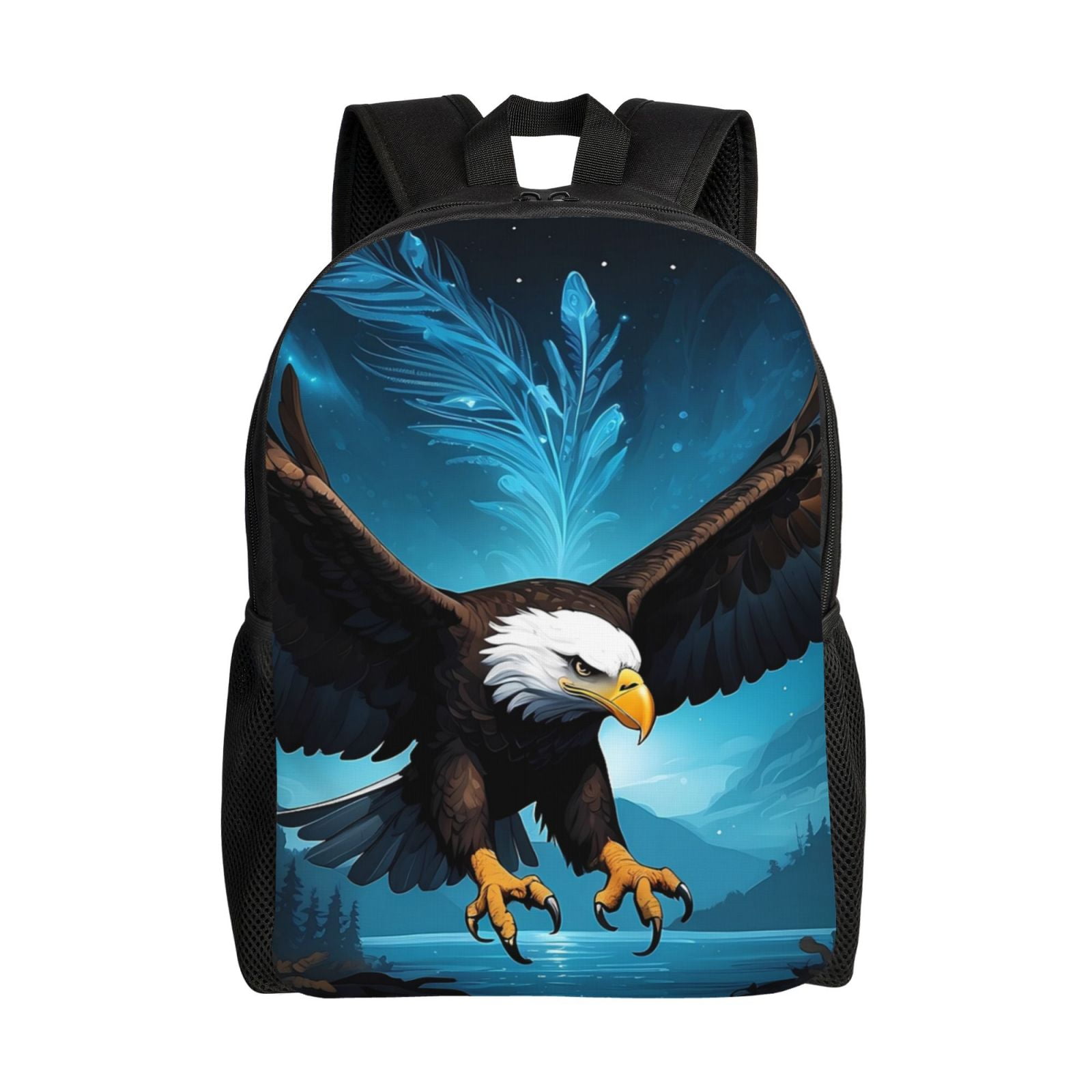 Haiem Night Sky Forest Bald Eagle Backpack - Stylish and Durable 15 ...