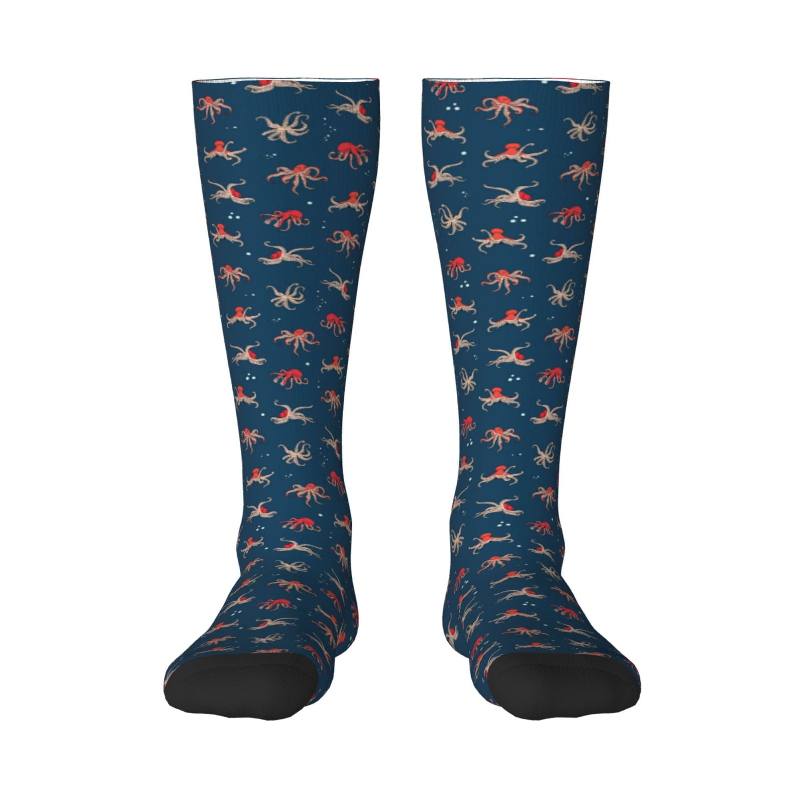 Haiem Octopus Funny Novelty Crazy Design Cotton Socks Sports Socks Knee ...