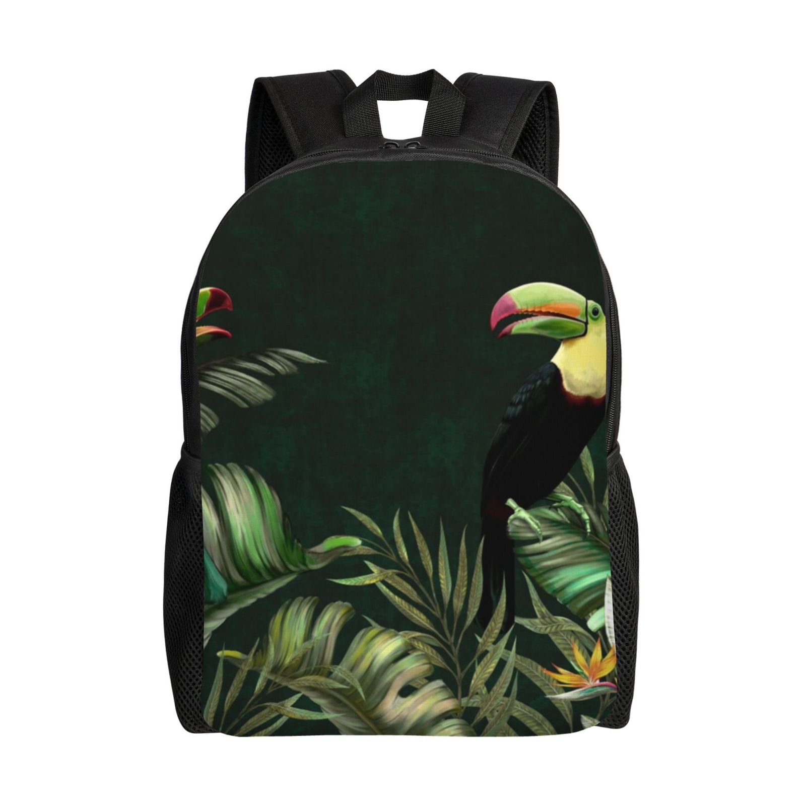 Haiem Palm Leaves And Exotic Birds Backpack - Stylish and Durable 15 ...
