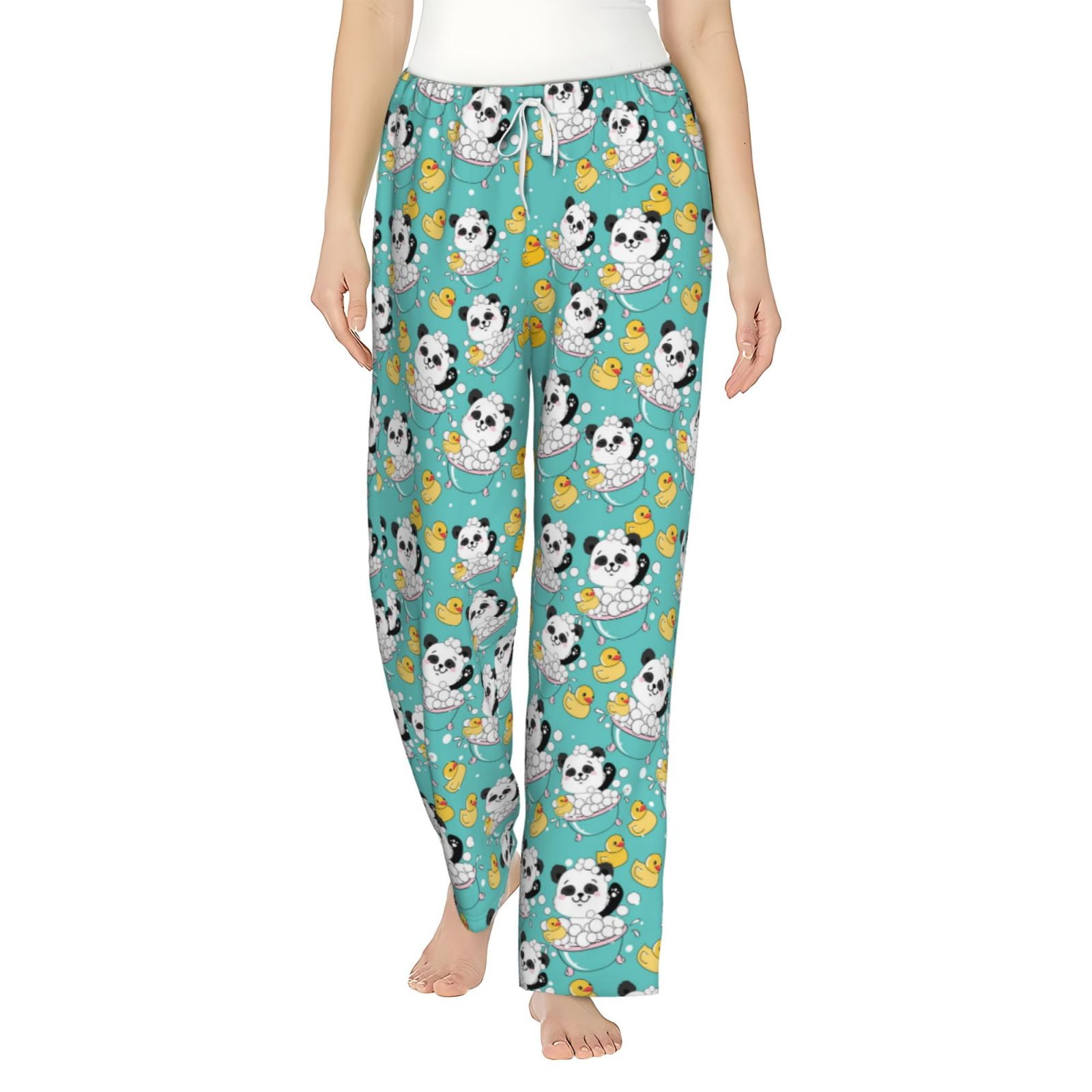 Haiem Panda Bathing Women's Pajama Pants Ultra Lightweight Pjs Bottoms ...