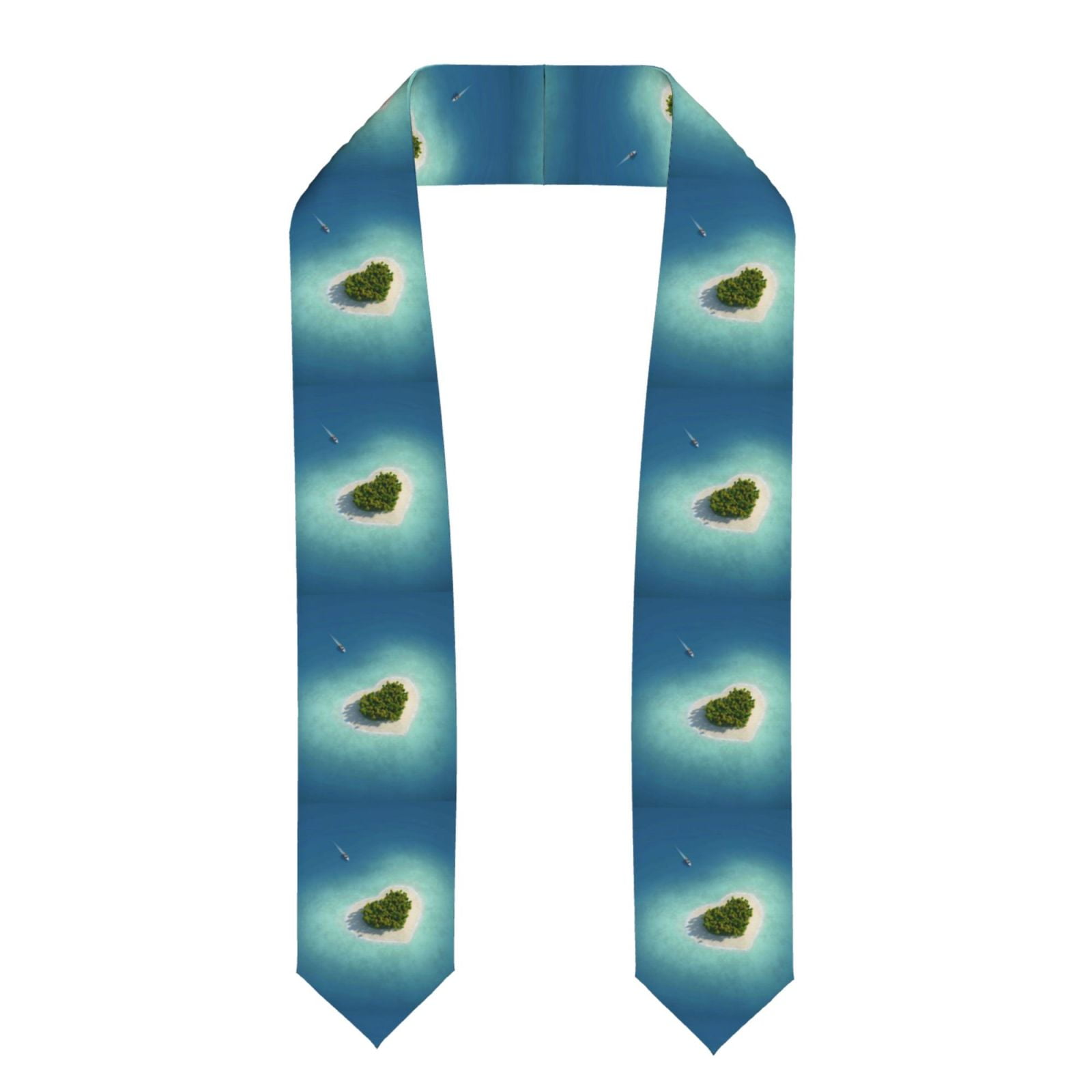 Haiem Paradise Island Pattern Graduation Stole 2024 | Premium Satin ...