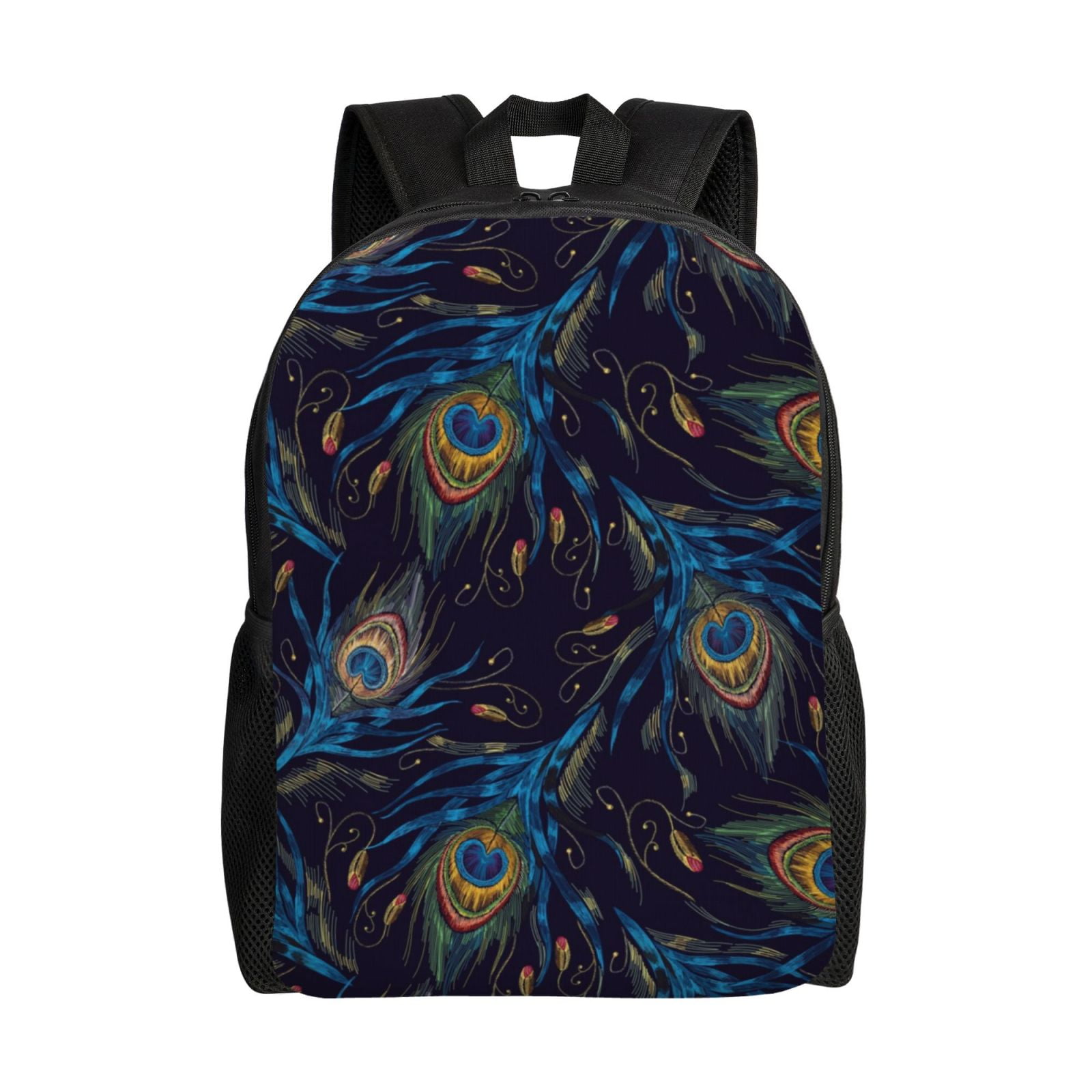 Haiem Peacock Feathers Backpack - Stylish and Durable 15-inch Laptop ...