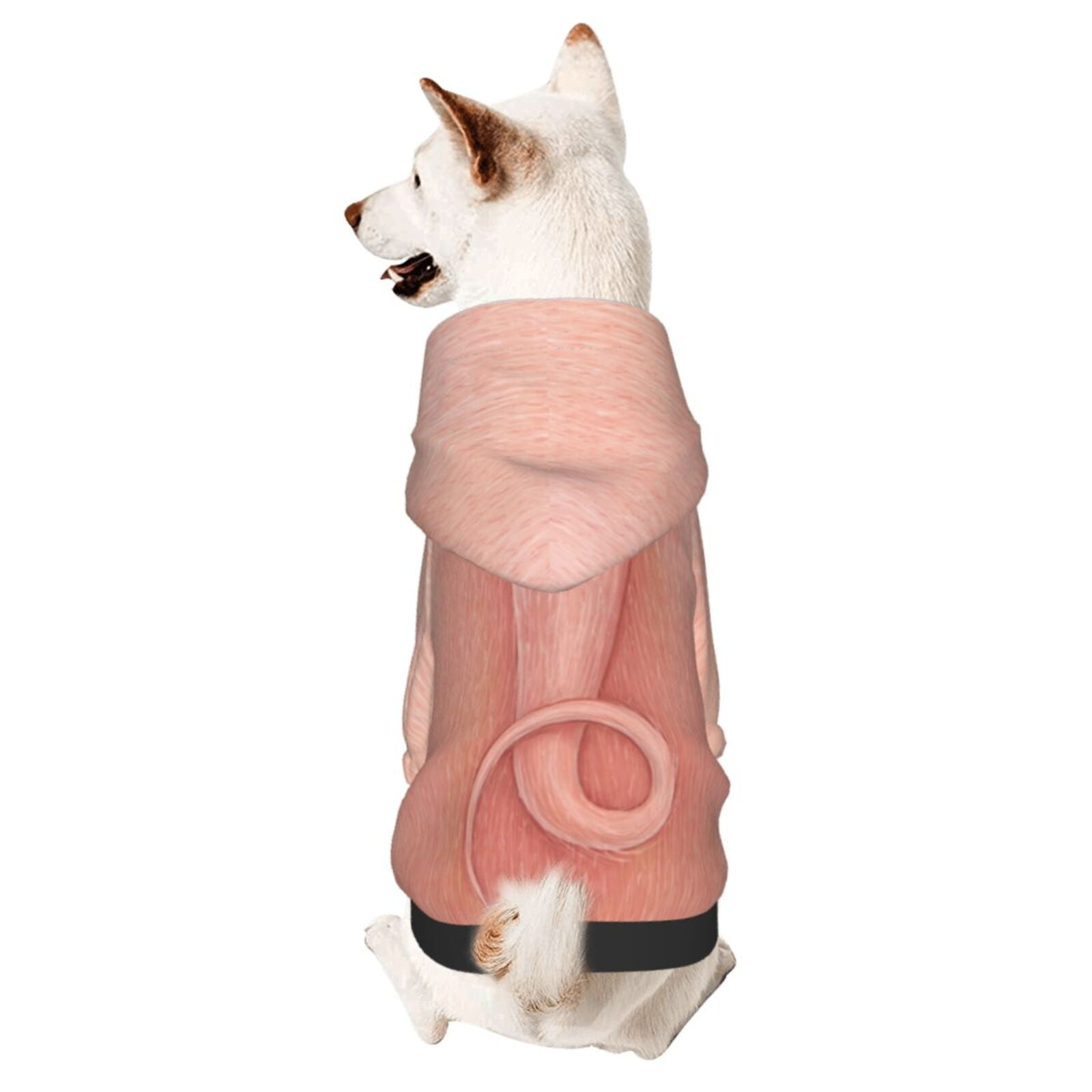 Haiem Pig'S Tail for Winter Dog Hoodie Sweatshirts with Pockets Warm Dog Clothes for Small Dogs ...