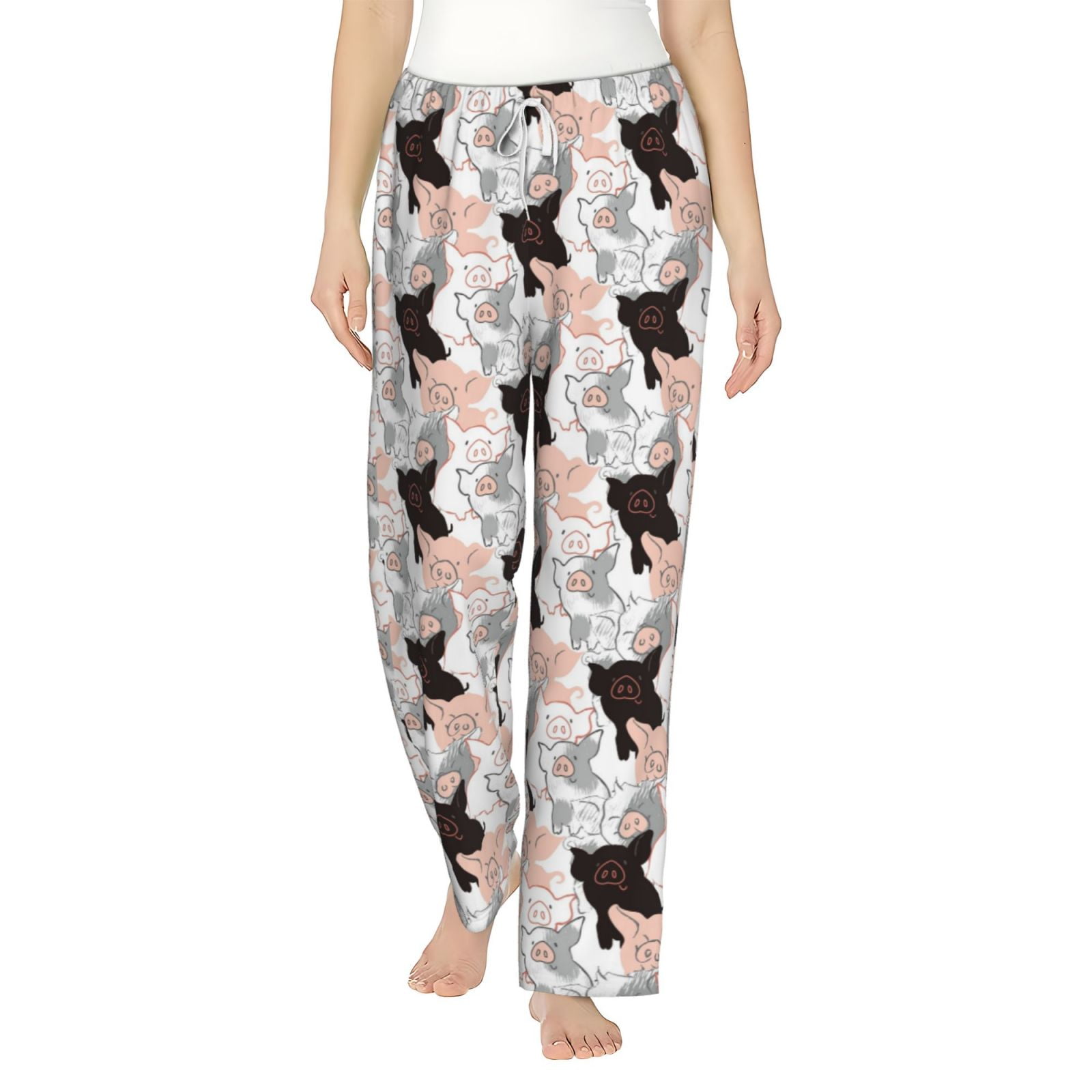 Haiem Pigs Women's Pajama Pants Ultra Lightweight Pjs Bottoms Sleepwear ...