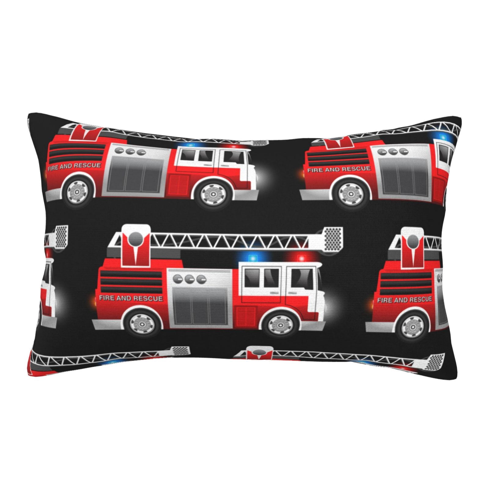 Haiem Pillowcase for Hair and Skin Queen - Fire and Rescue Truck ...