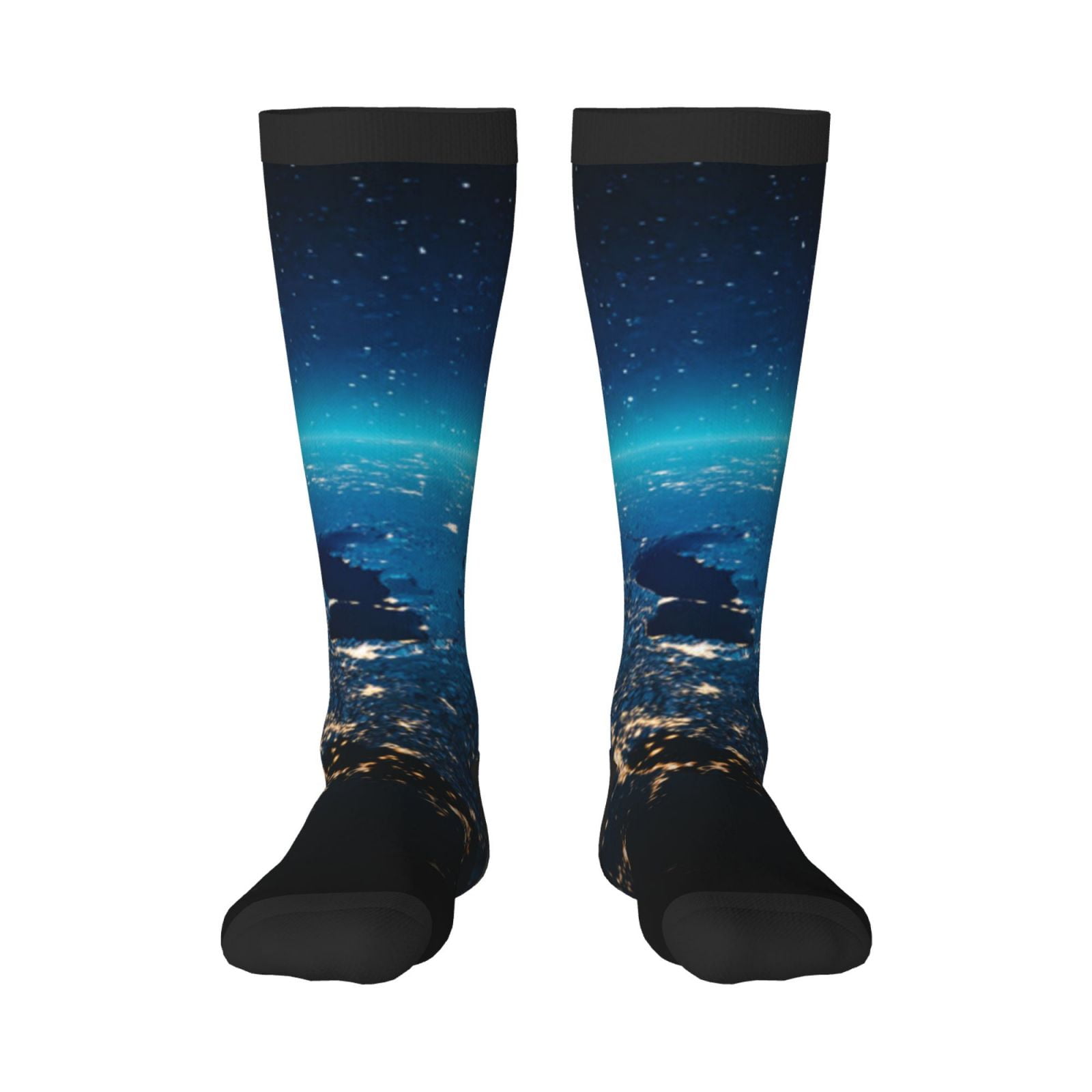 Haiem Planet Earth Socks, Funny Novelty Crazy Design Cotton Socks ...
