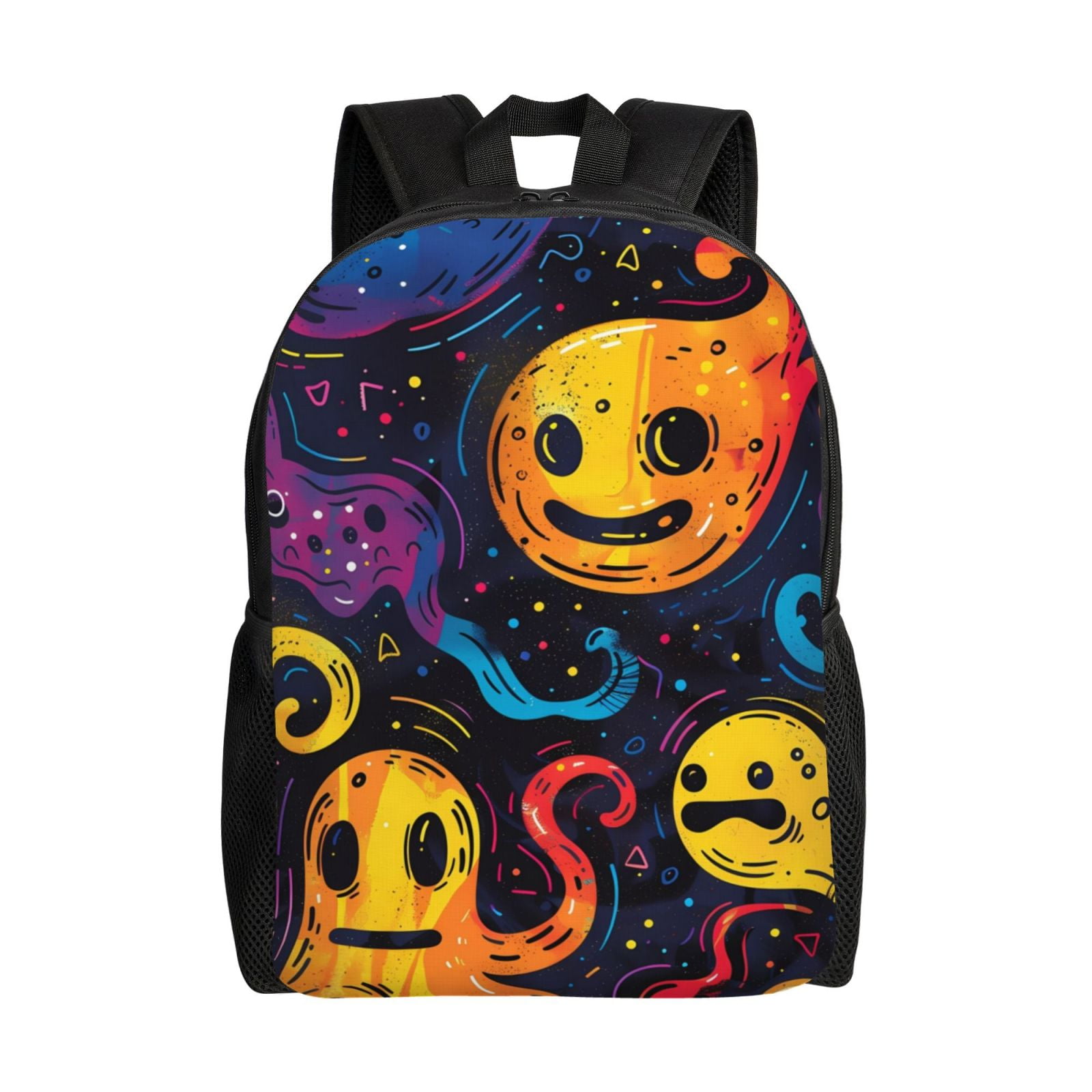 Haiem Playful Ghosts Night Sky Backpack - Stylish and Durable 15-inch ...