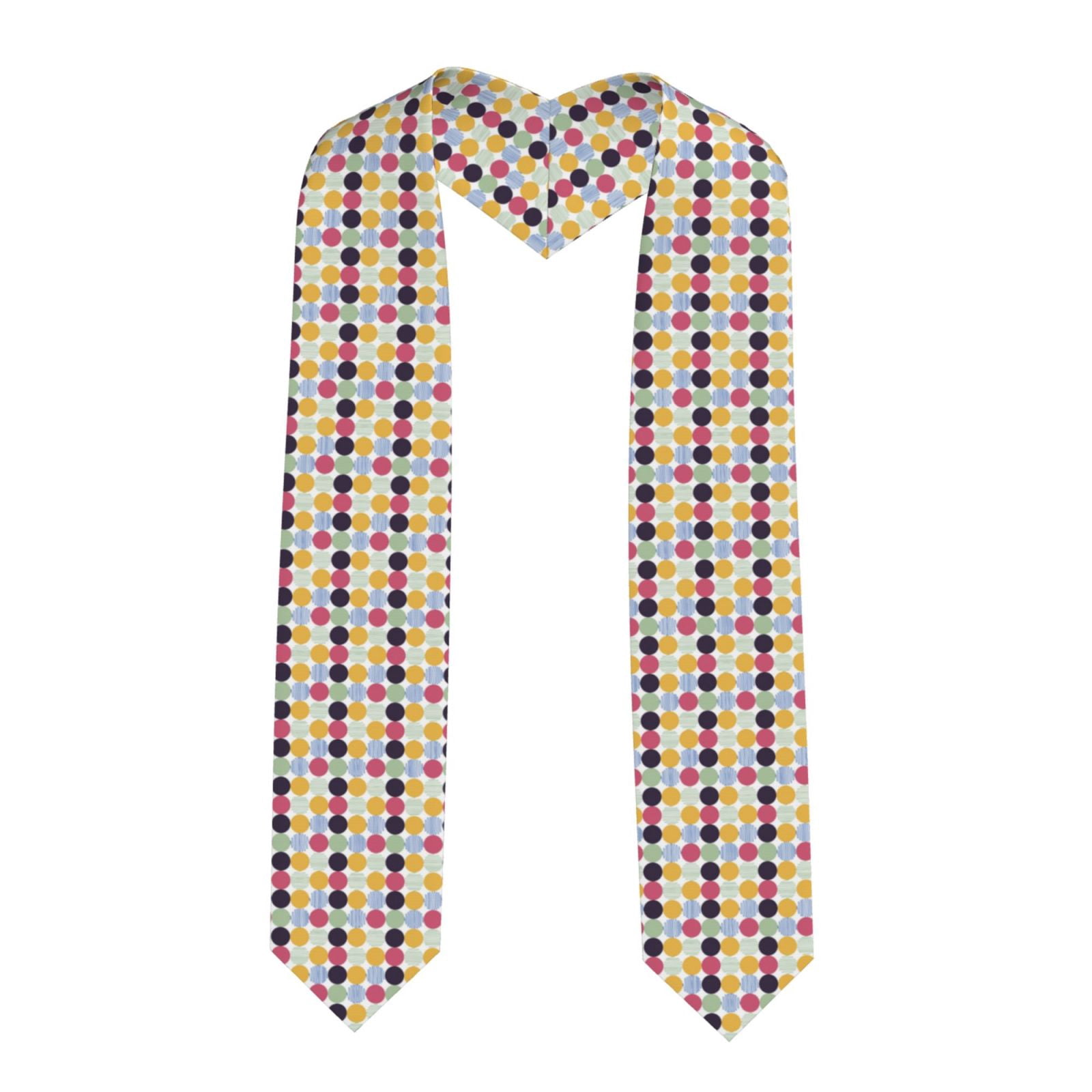 Haiem Polka Dot Pattern Graduation Stole 2024 | Premium Satin Sash for ...