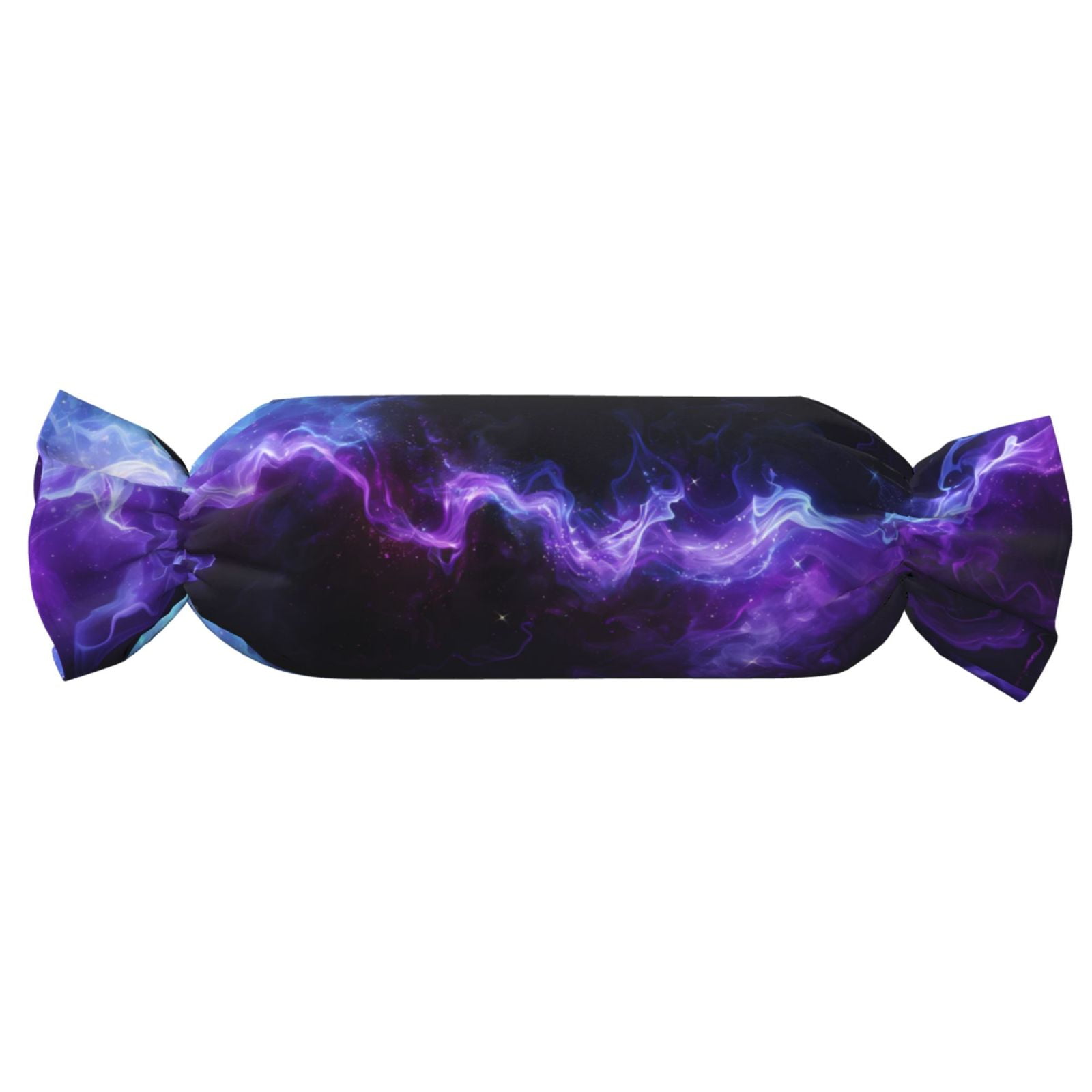 Haiem Purple And Blue Nebula for Round Cervical Roll Cylinder Bolster ...